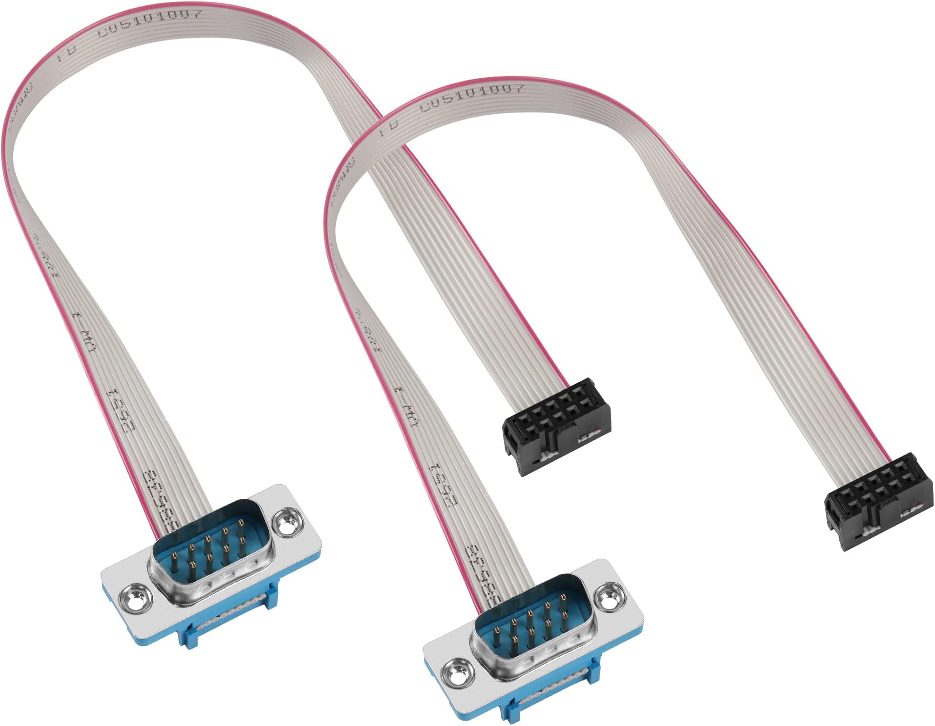 Amazon.com: Sydien 4Pcs DB9 RS232 Serial Female to 10 Pin Female Ribbon ...