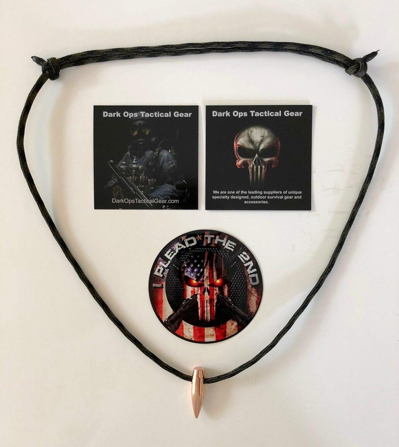 Amazon.com: Sniper HOG Tooth Necklace.550 Paracord .Wood Camo ...