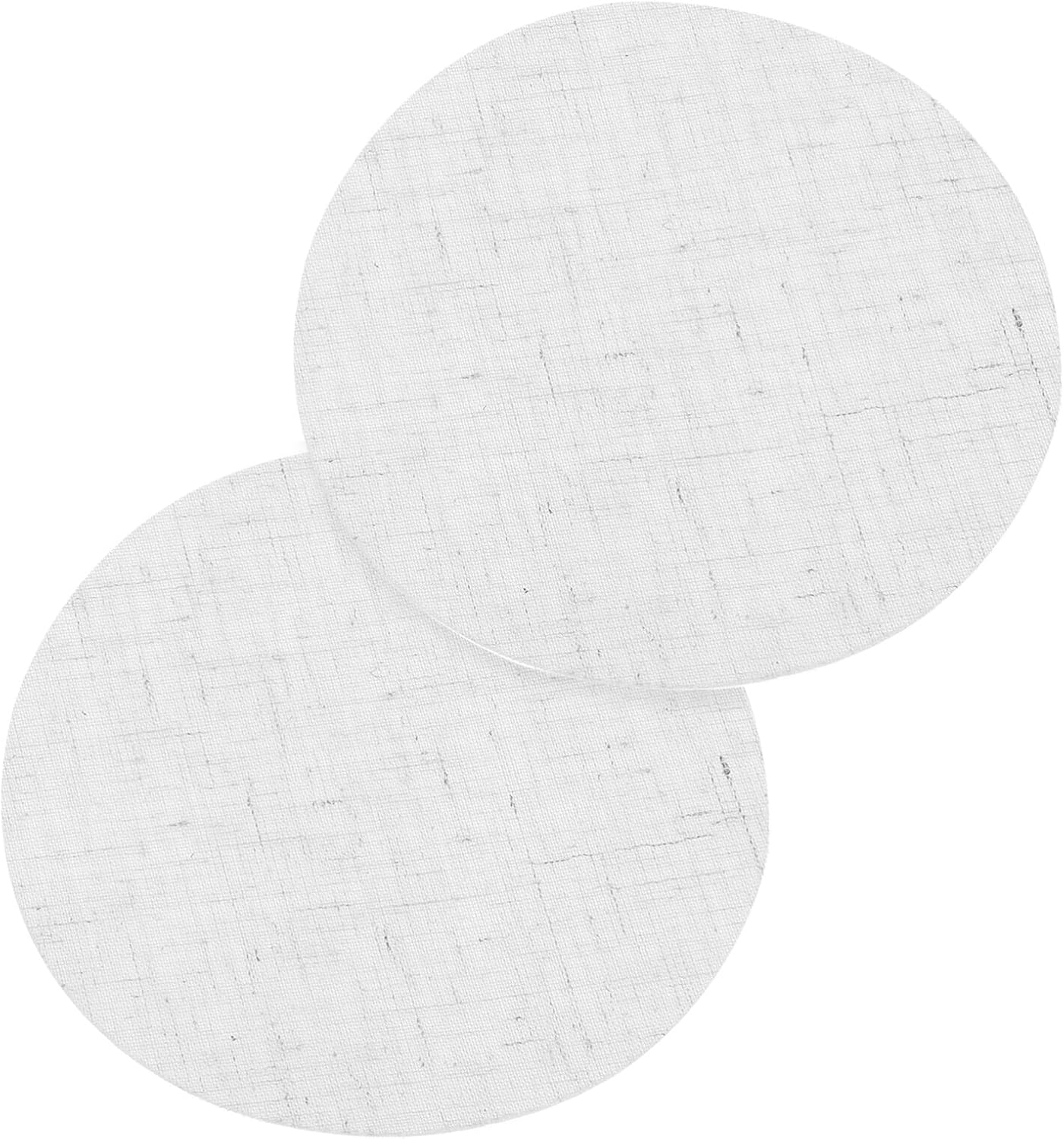 FOMIYES 2pcs Round Fabric Lamp Shade Diffuser Light Cover for ...