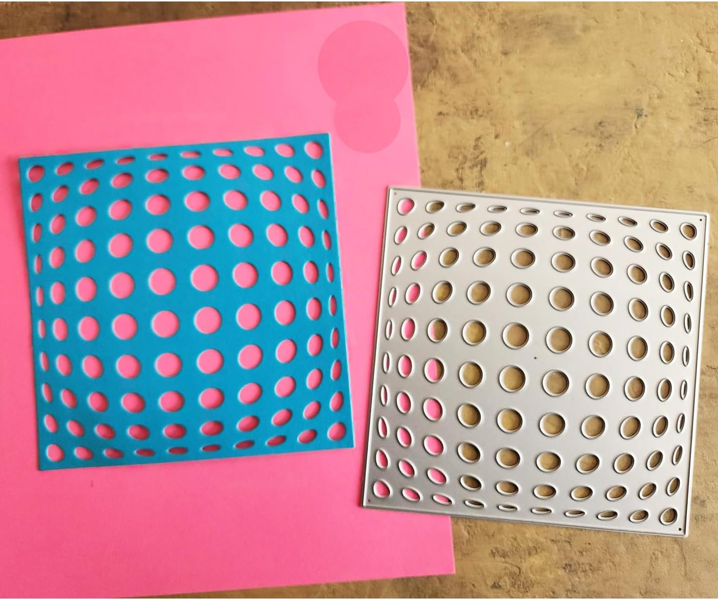 Amazon.com: 3D Hollow Frame Background Die Cuts for Card Making, Square ...