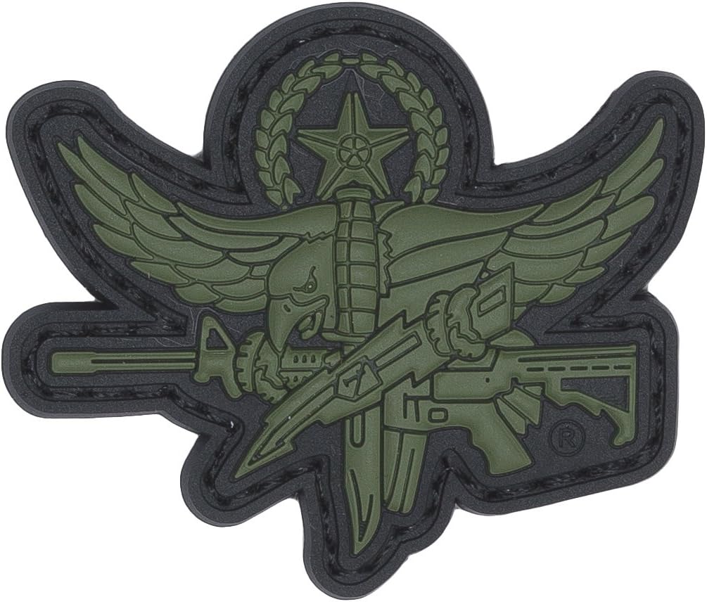 Amazon.com: Flag PVC Patch with SWAT Operator (OD Green) : Clothing ...