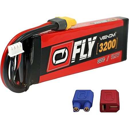 Amazon.com: Powerhobby 3S 11.1V 3000mAh 30C Lipo Battery Pack w EC3 (2) Fits : Blade 350 QX QX2 ...