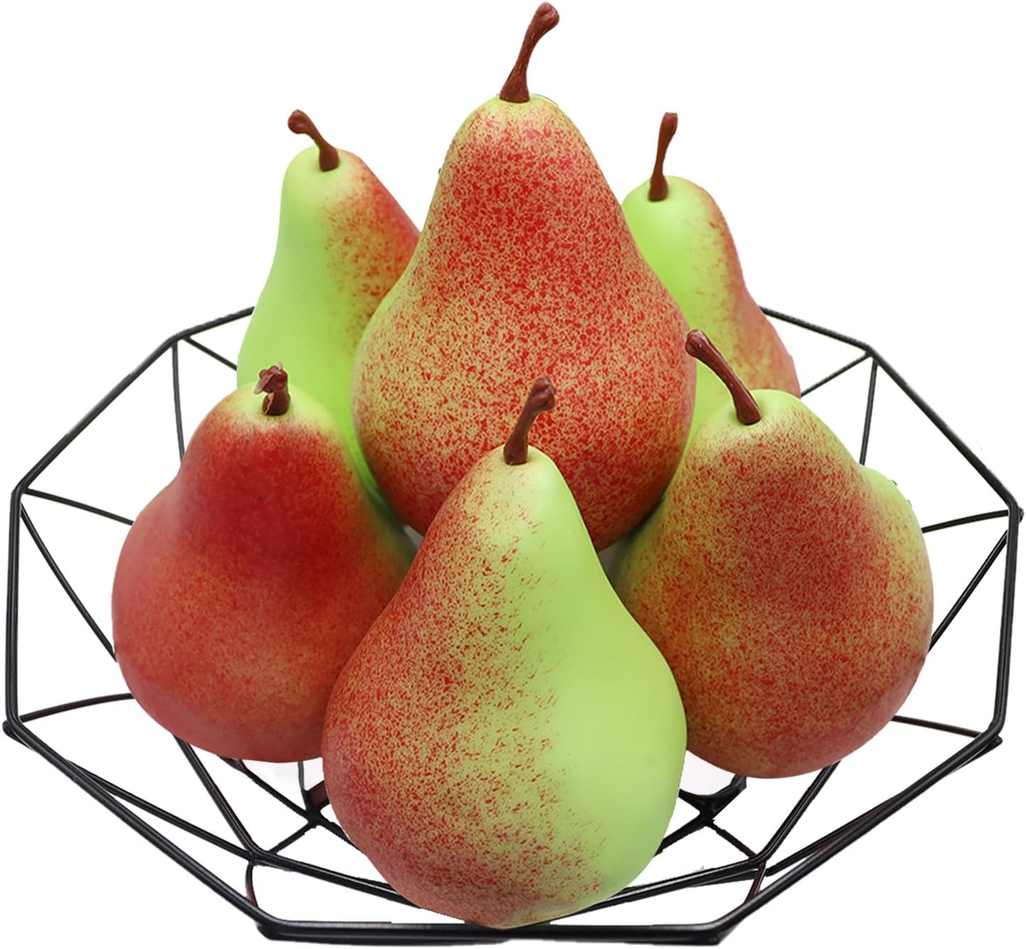 Amazon.com: WJboand 6PCS Fake Pear Artificial Fruit Lifelike Simulation ...