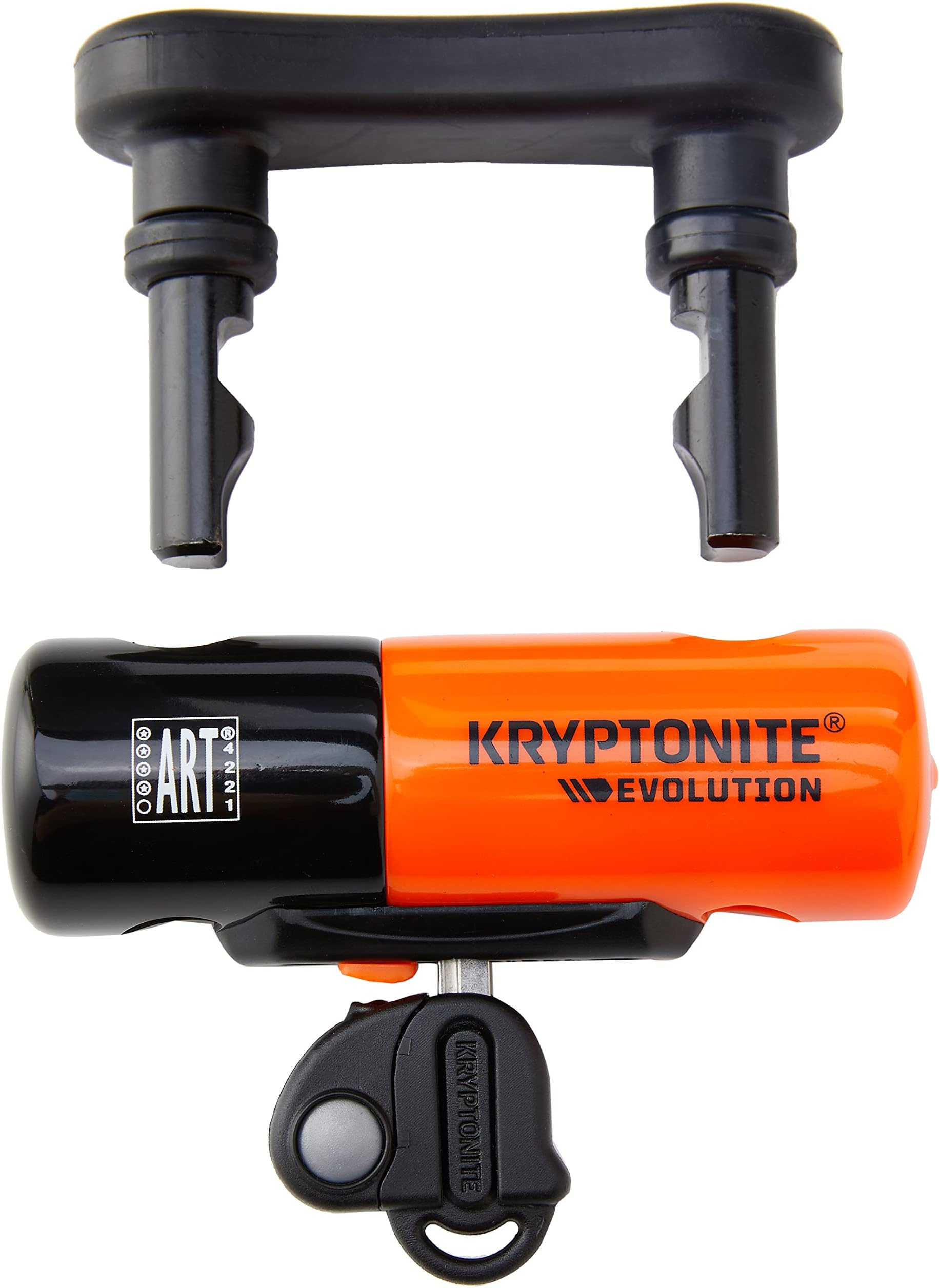 Amazon.com: Kryptonite 003212 Evolution Compact Disc Lock Orange 13mm ...