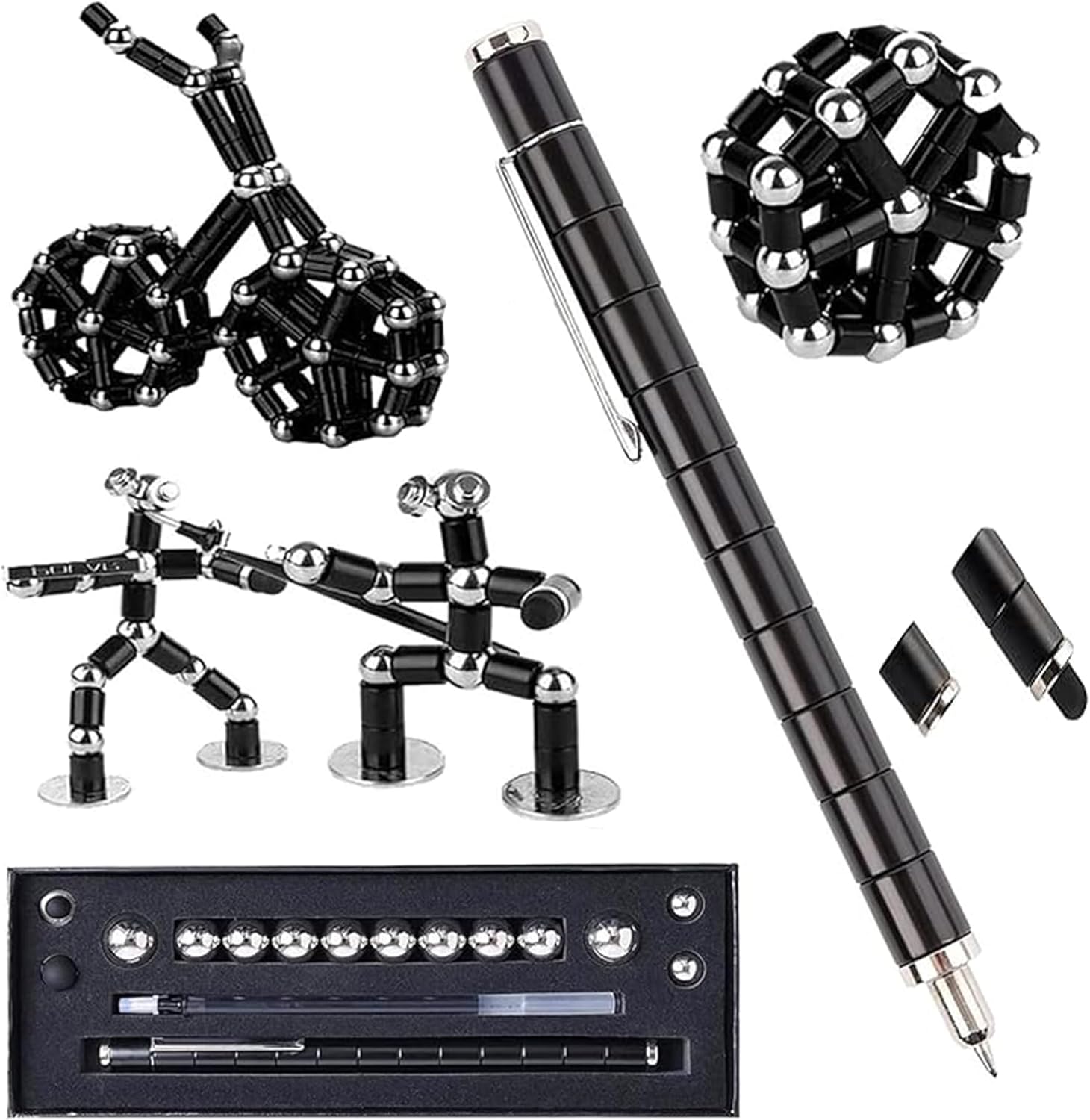 Amazon.com: Fidget Pen, Magnetic Fidget Cool Gadgets Pen, Decompression ...