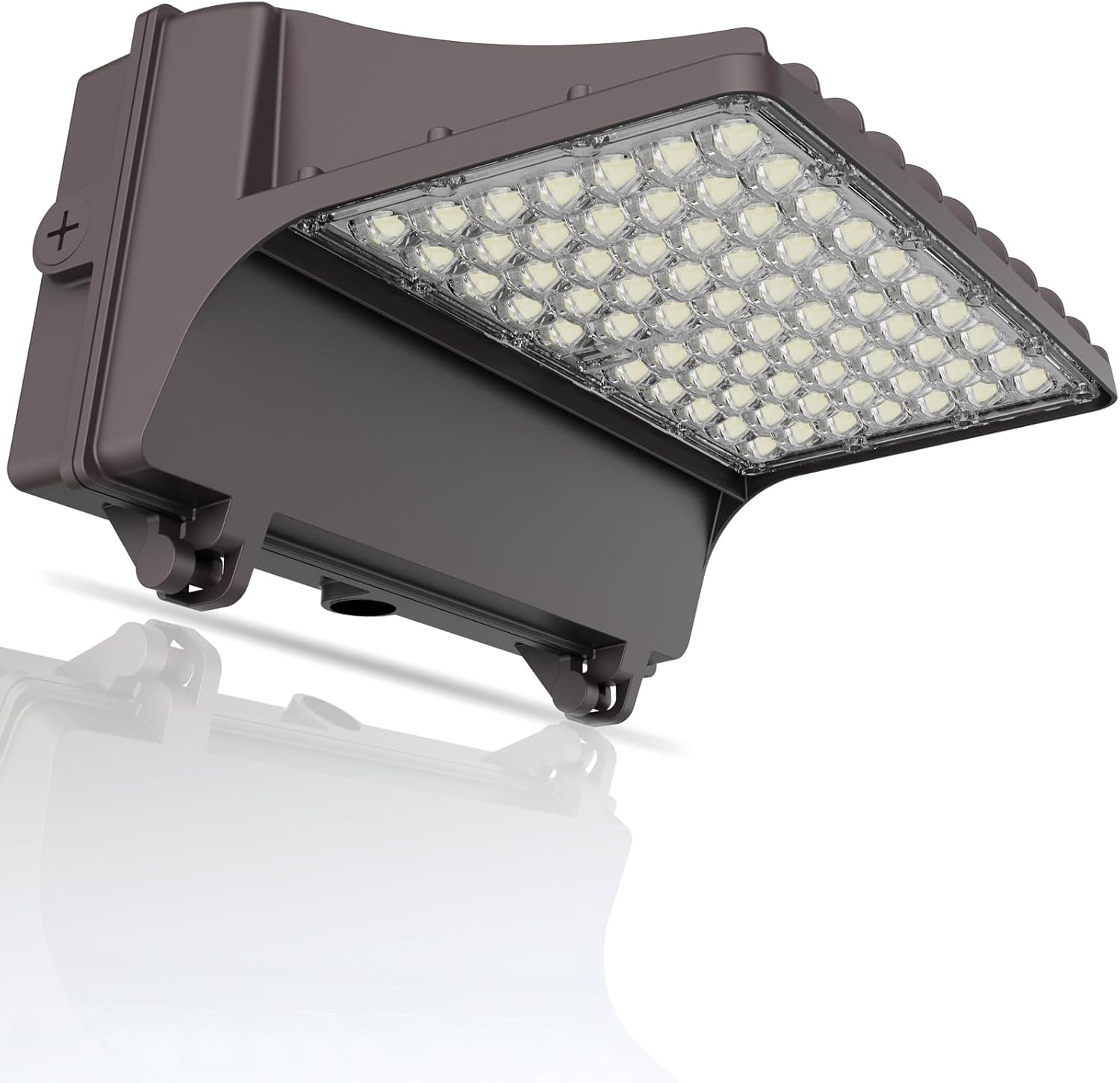 LED Full Cut-Off Wall Pack Light with Dusk to Dawn Photocell, 120W/100W ...