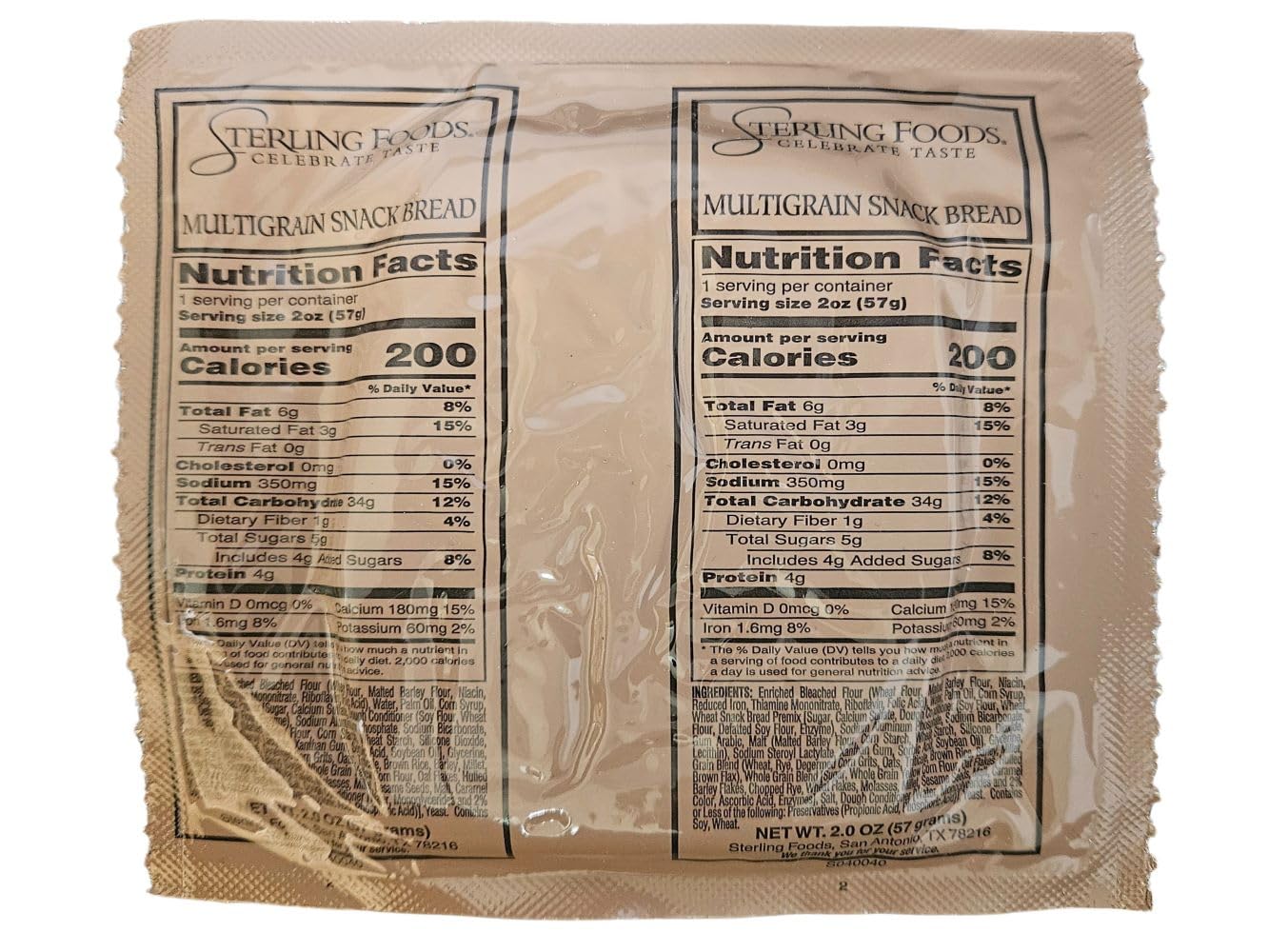 Amazon.com: MRE (Meal Ready to Eat) BREADS - Authentic USGI US Military ...