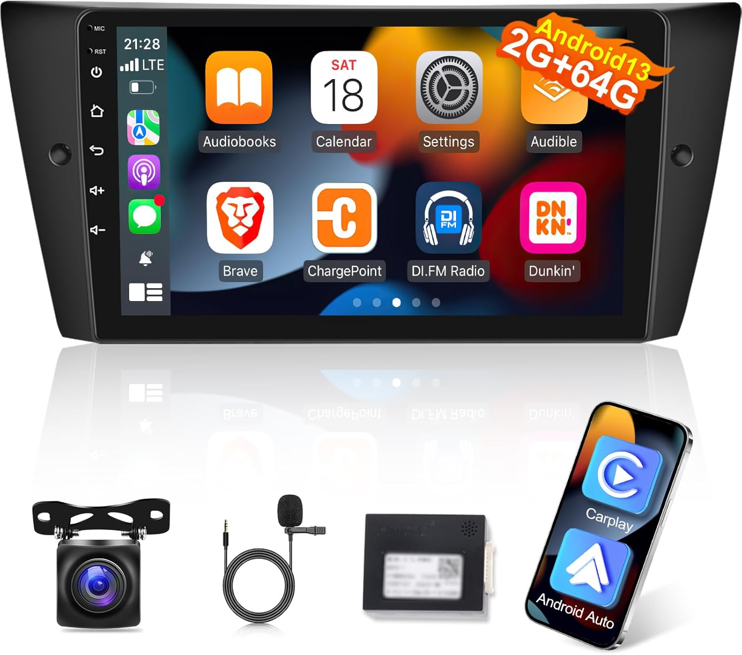 Amazon.com: EKAT Car Radio for BMW 328i 335i 325i 2005-2011 3 Series ...