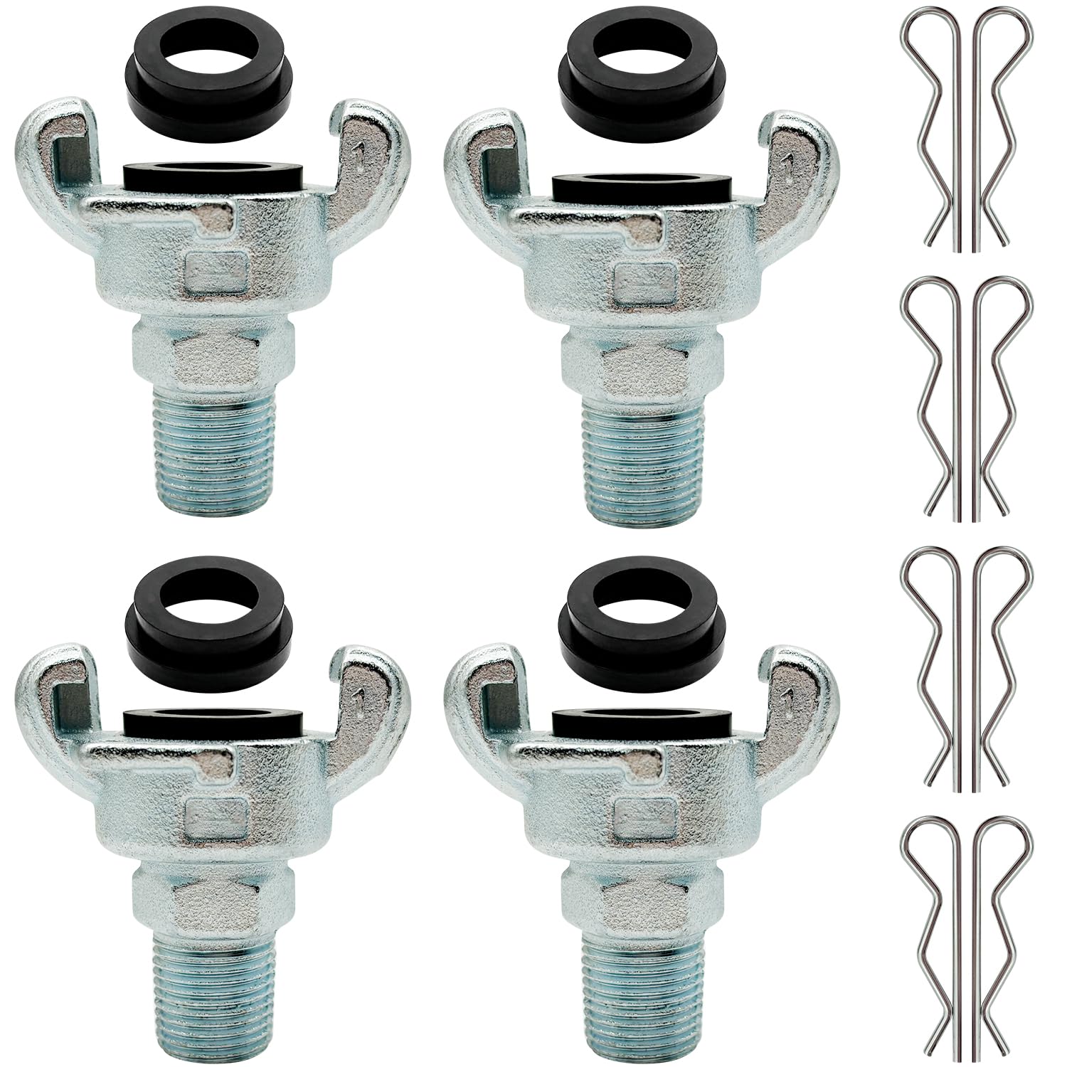 Snapklik.com : SAFBY 4pcs NPT Iron Air Hose Fitting