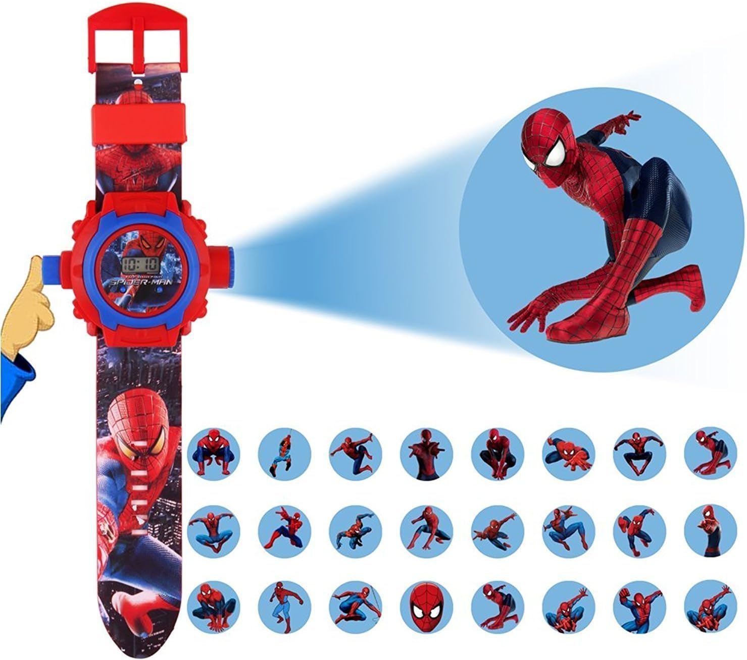 Spiderman Plastic Spider-Man Projector Kid's Video Game Double Handling ...
