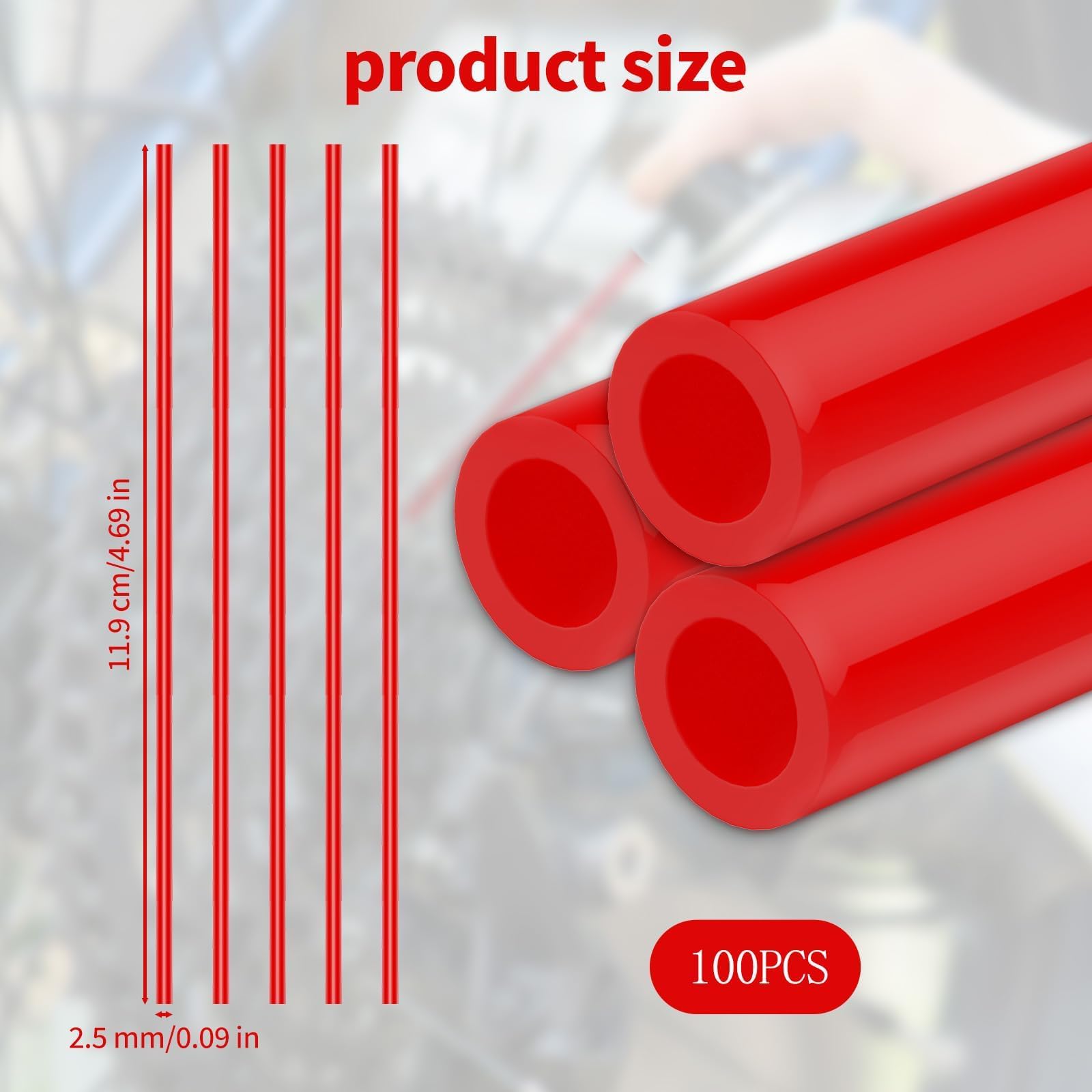 Snapklik.com : 100PCS Spray Can Replacement Straws, 4.7 Spray Bottle ...