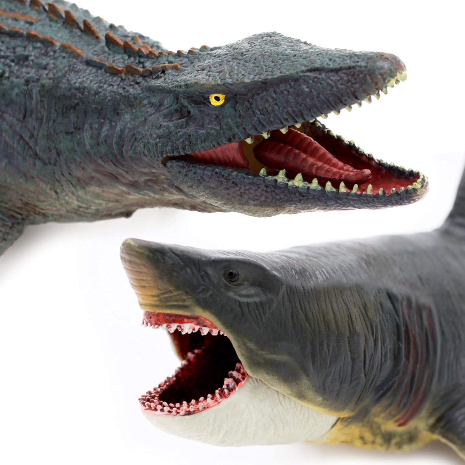 Amazon.com: Gemini&Genius Megalodon Toy Mosasaurus Toy, Realistic ...