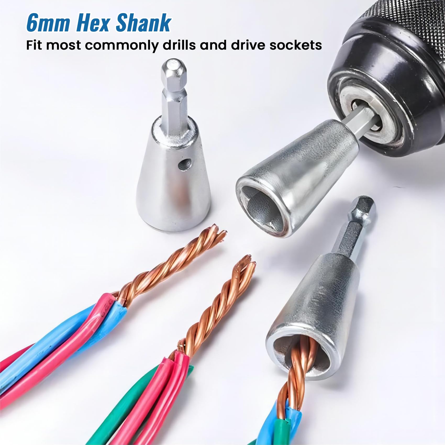 Snapklik.com : Kamitaly Wire Twisting Tool, Wire Twister Tool For Drill ...