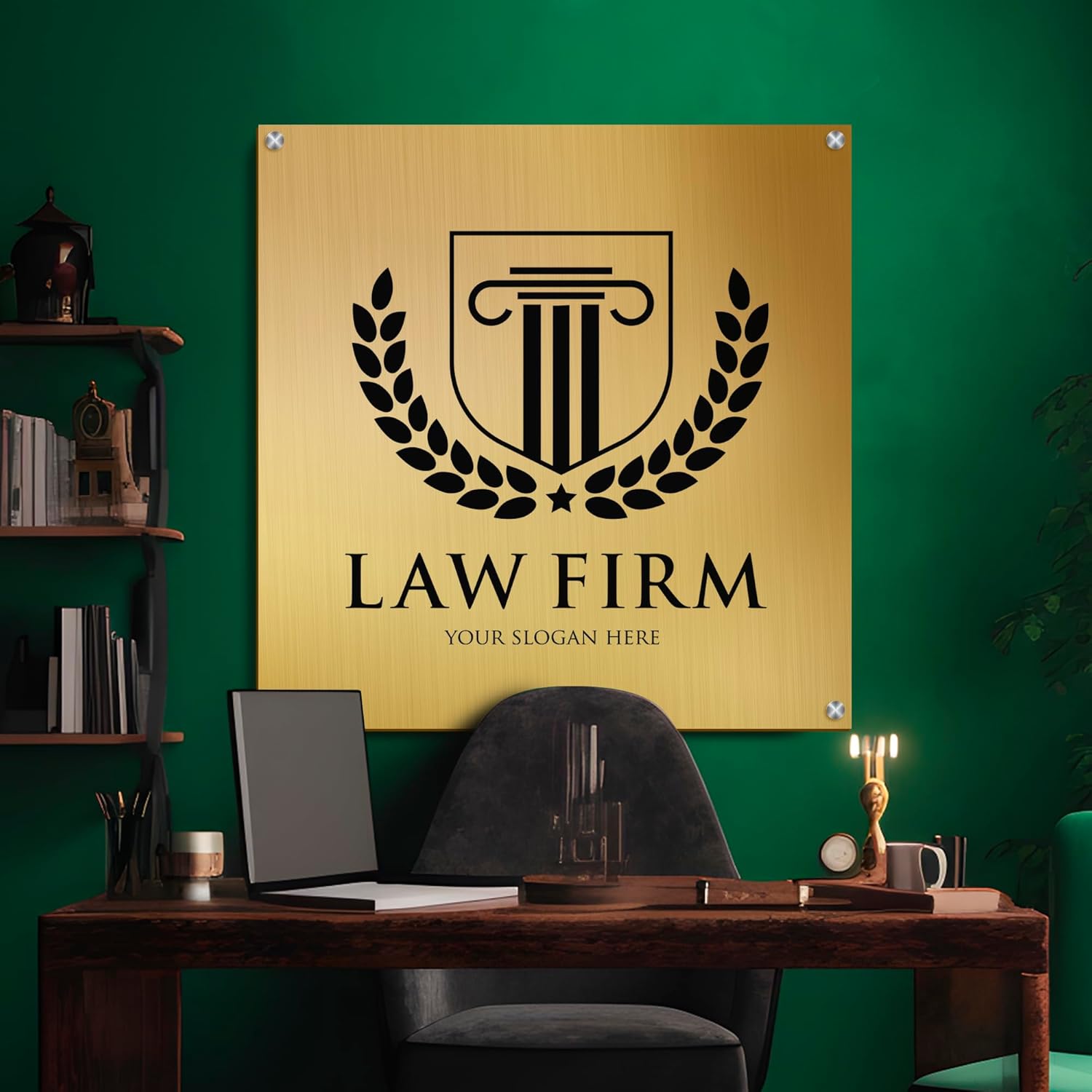 Amazon.com : EGD Personalized Floating Business Aluminium ACM Sign for ...