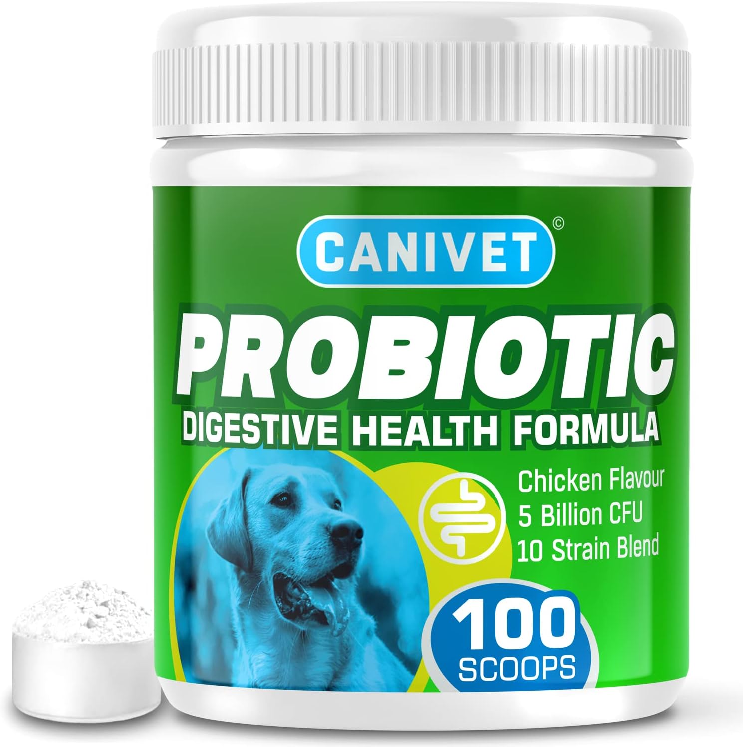 Petastical Probiotics for Dogs and Cats, 5 BILLION CFU Max Strength ...