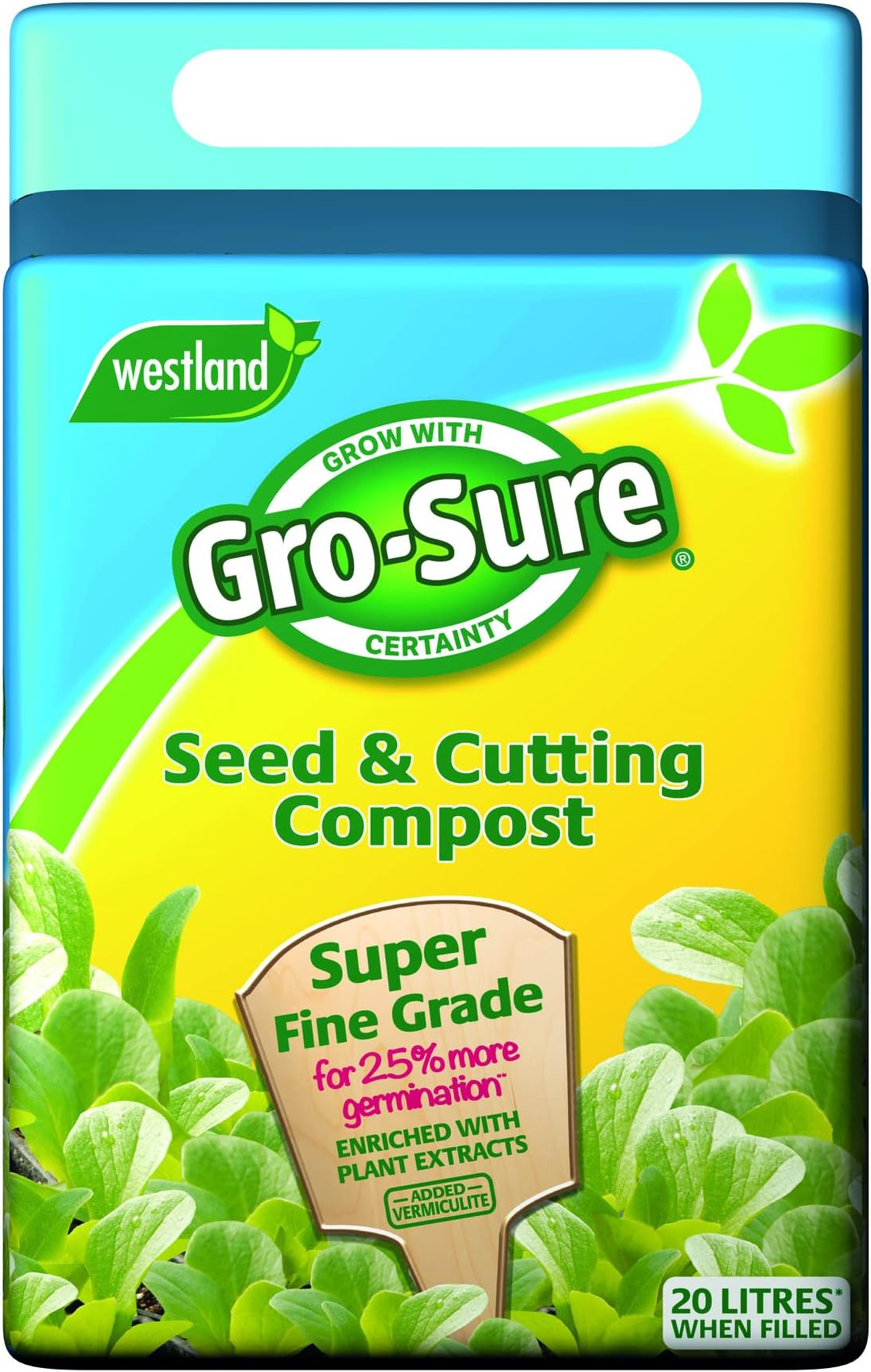 GRO Sure Seed and Cutting Compost 10L by Westland : Amazon.co.uk: Garden