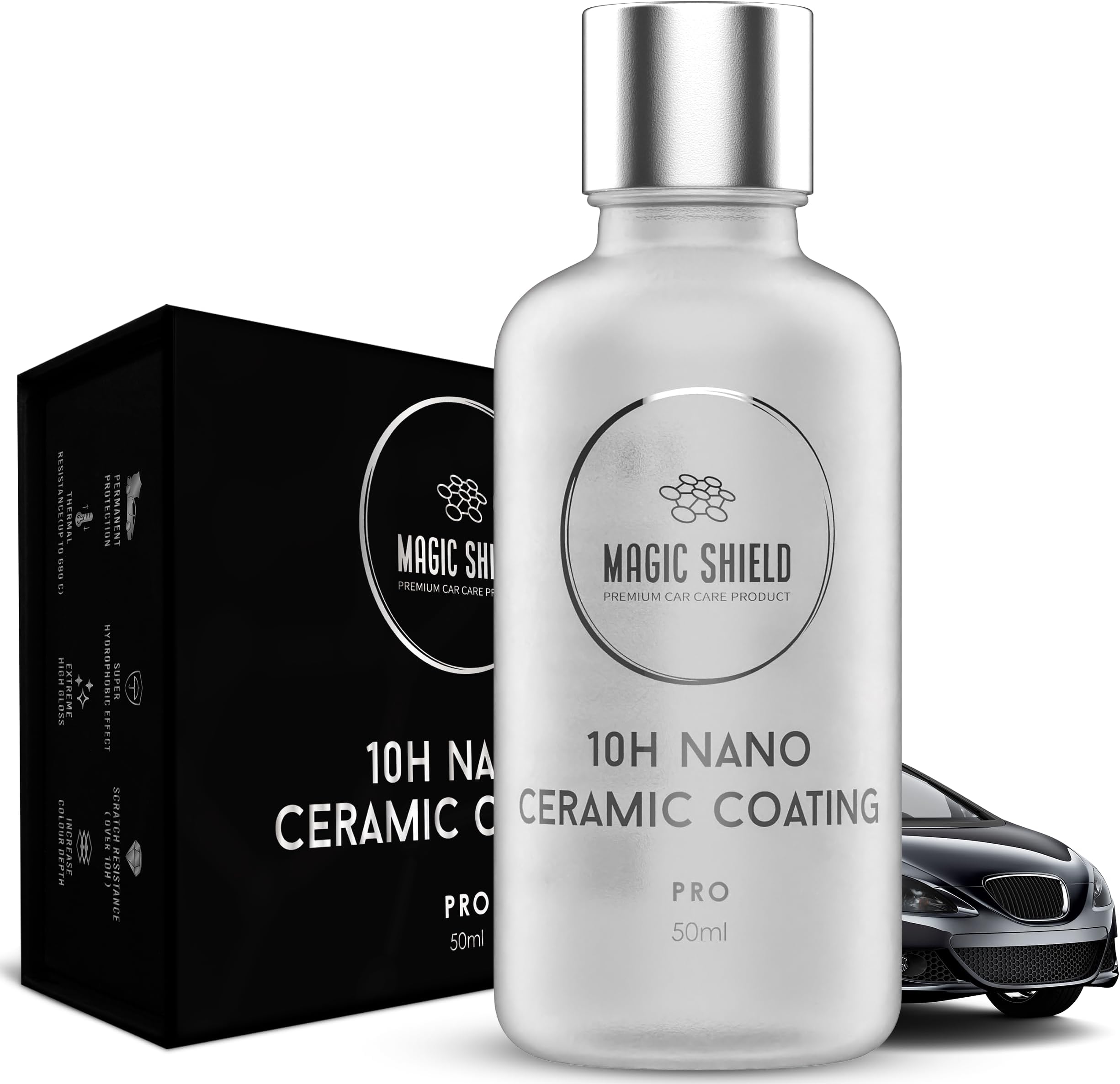 Amazon.com: Magic Shield Ceramic Coating PRO 10H - Self-Healing | Long ...