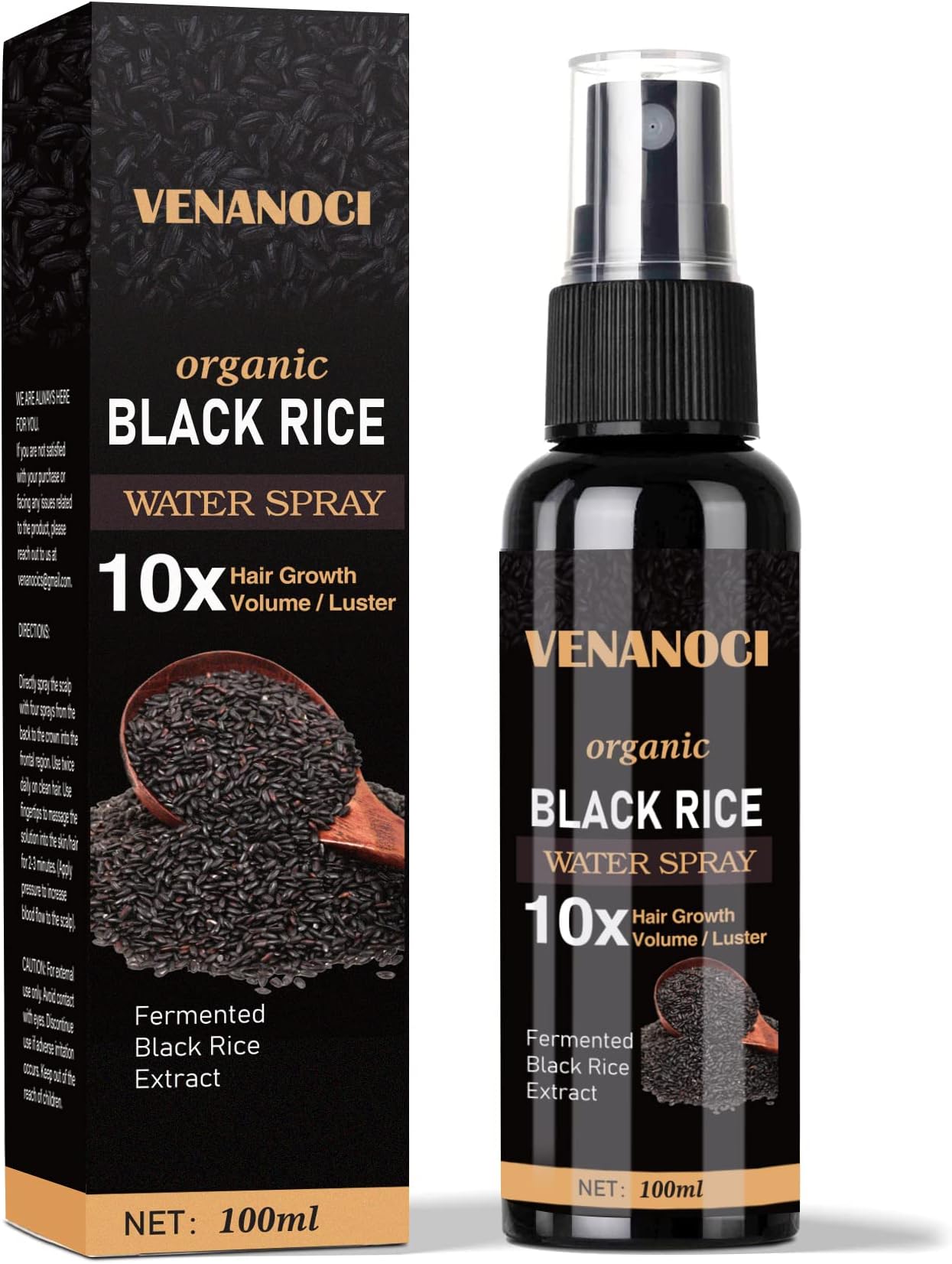 Amazon.com : NEW Fermented Rice Water for Hair Growth - Infused with ...