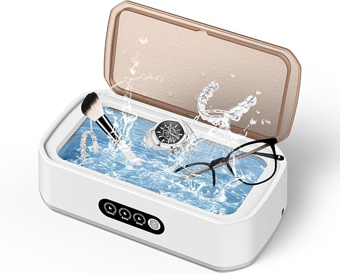 PKBD 2025 Upgrade Large Capacity Ultrasonic Cleaner, 49Khz Ultrasonic Jewelry Cleaner Machine ...