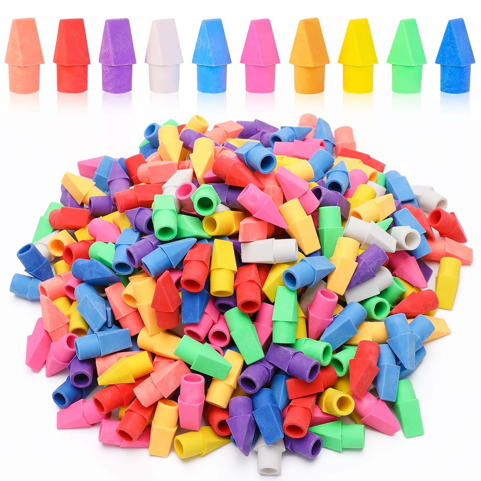 Snapklik.com : 600 Pack Pencil Erasers, Pencil Top Erasers For Kids ...