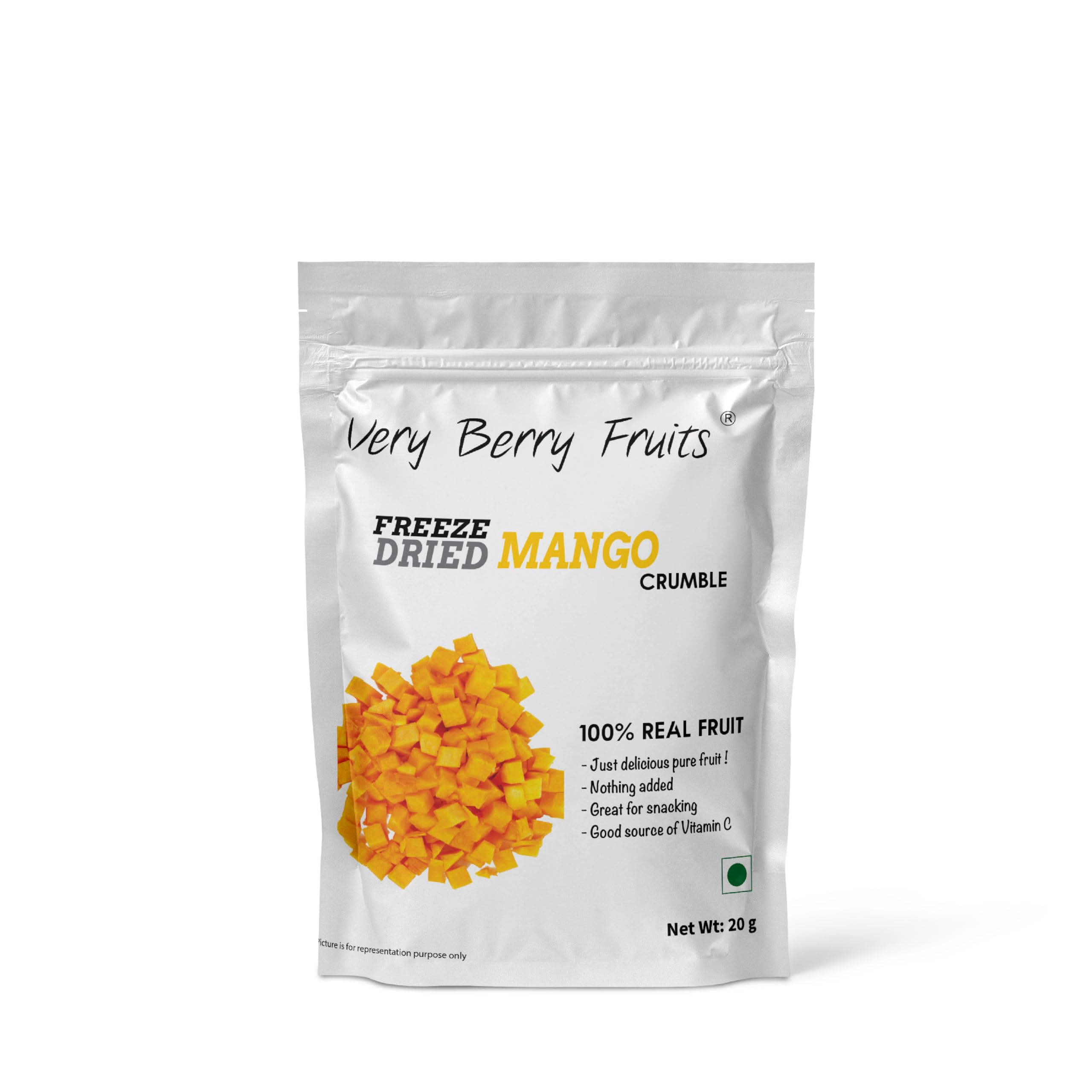 Very Berry Freeze Dried Mango Chunks | Healthy Snacks | Sugar Free ...