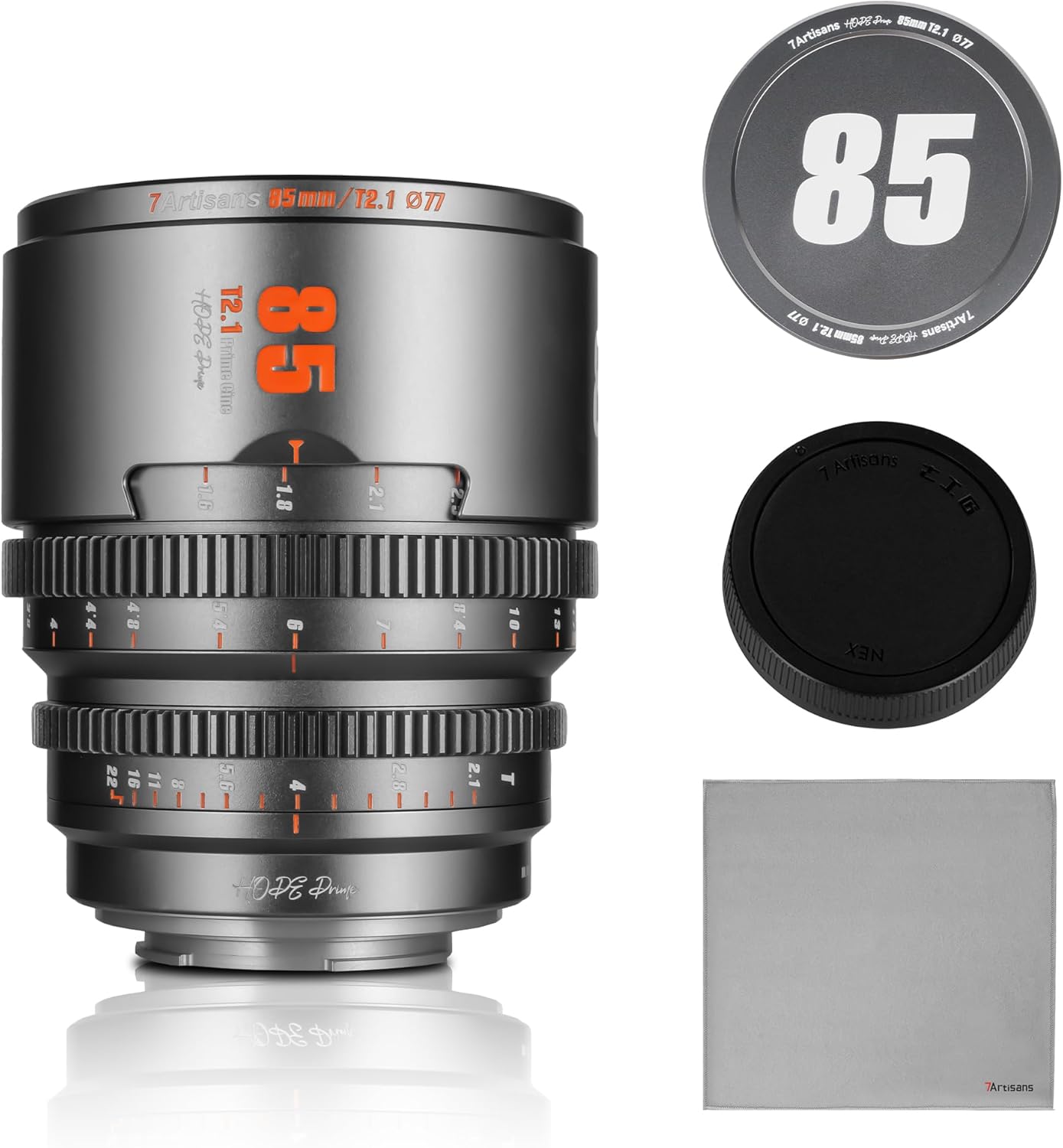 Amazon.com : 7artisans 85mm T2.1 Hope Series Professional Cinema Lens ...