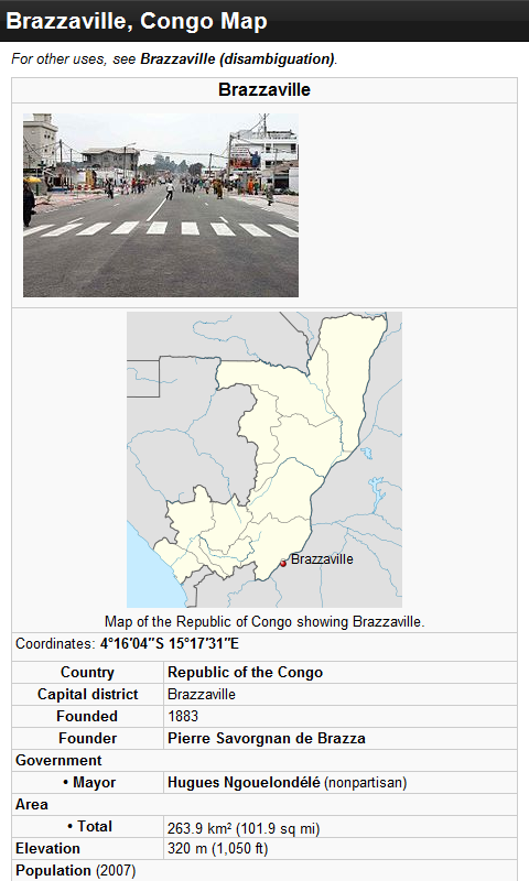 Brazzaville, Congo Offline Map: PLACE STARS:Amazon.com:Appstore for Android