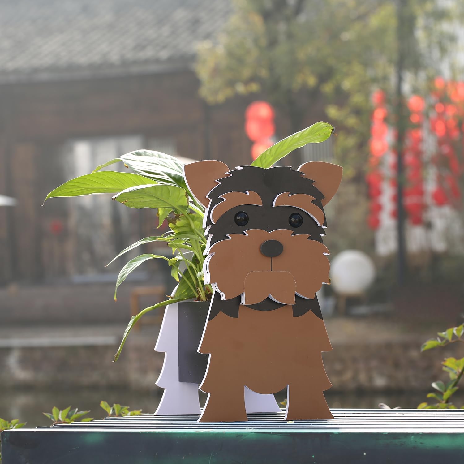 Amazon.com : Wtosuhe Dog Planter, 13.31x9.65x9.17 inches, PVC, Indoor ...