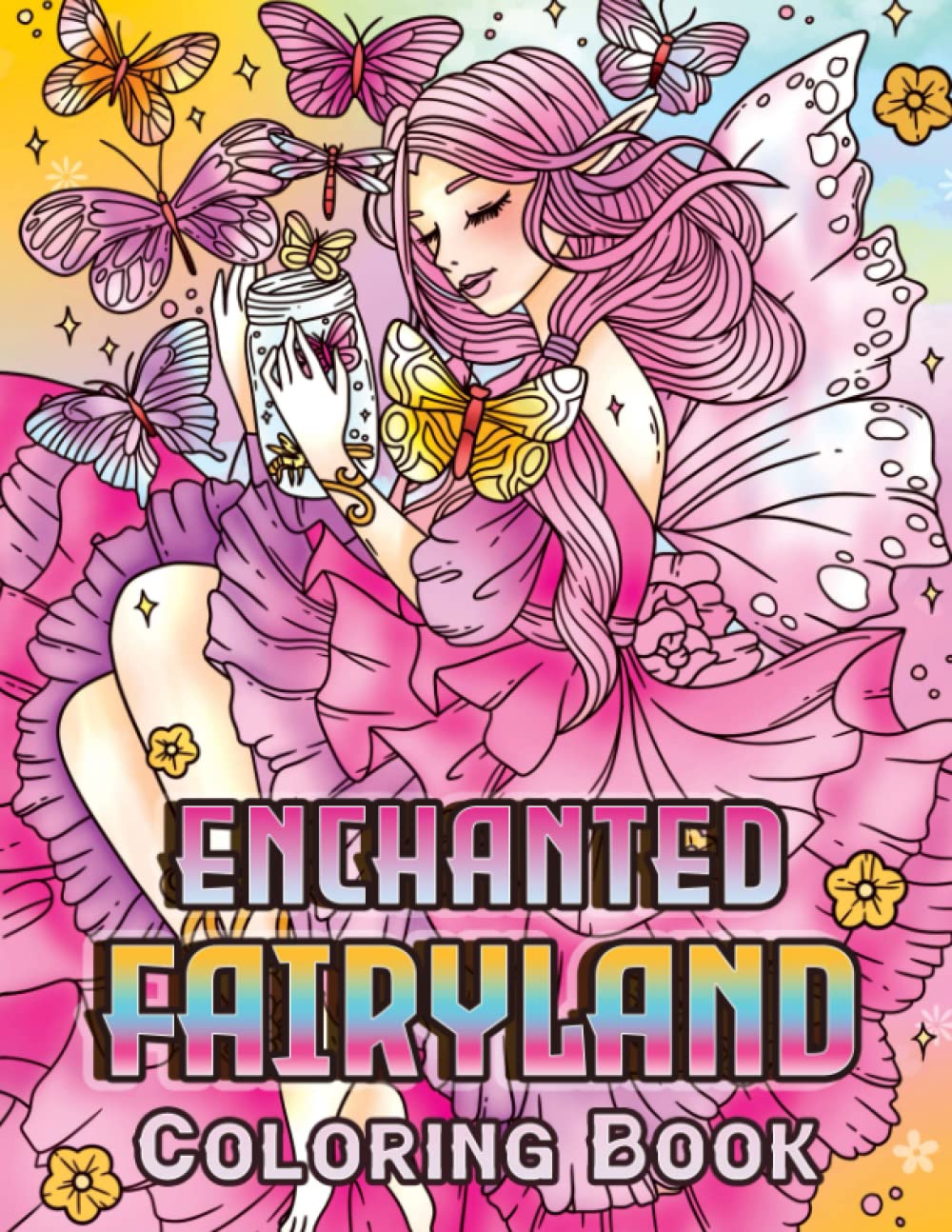 Amazon.com: Enchanted Fairyland Coloring Book: Fantasy Coloring Book ...