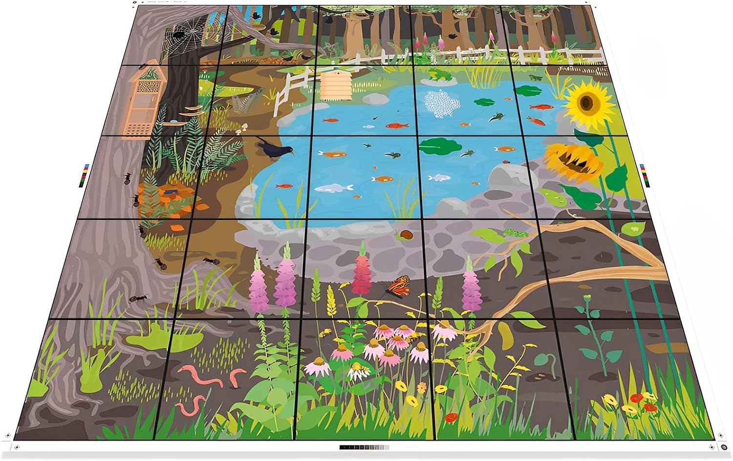 Amazon.com: Bee-Bot or Blue-Bot Wildlife Garden Mat Toy, Floor Robot ...