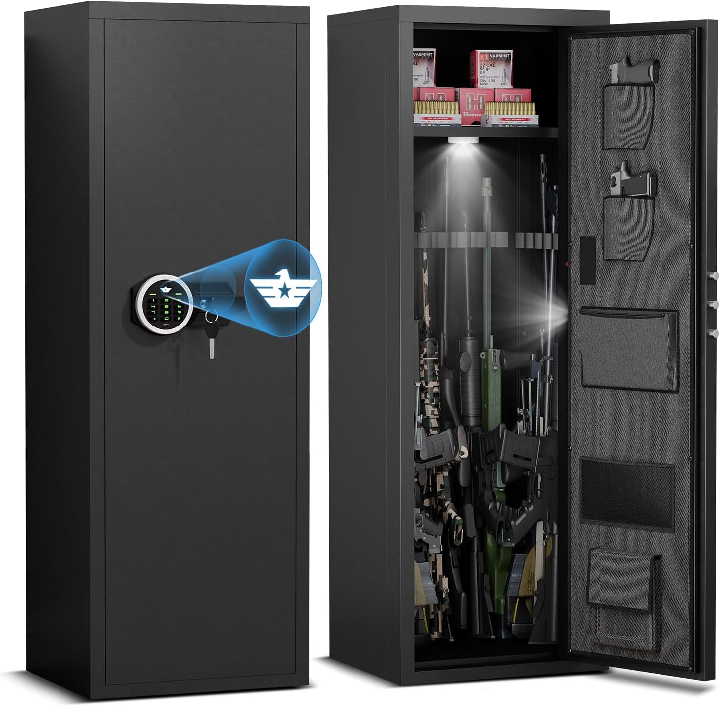 Amazon.com: Riflevault 6-8 Rifle Gun Safe for Shotguns, Large ...