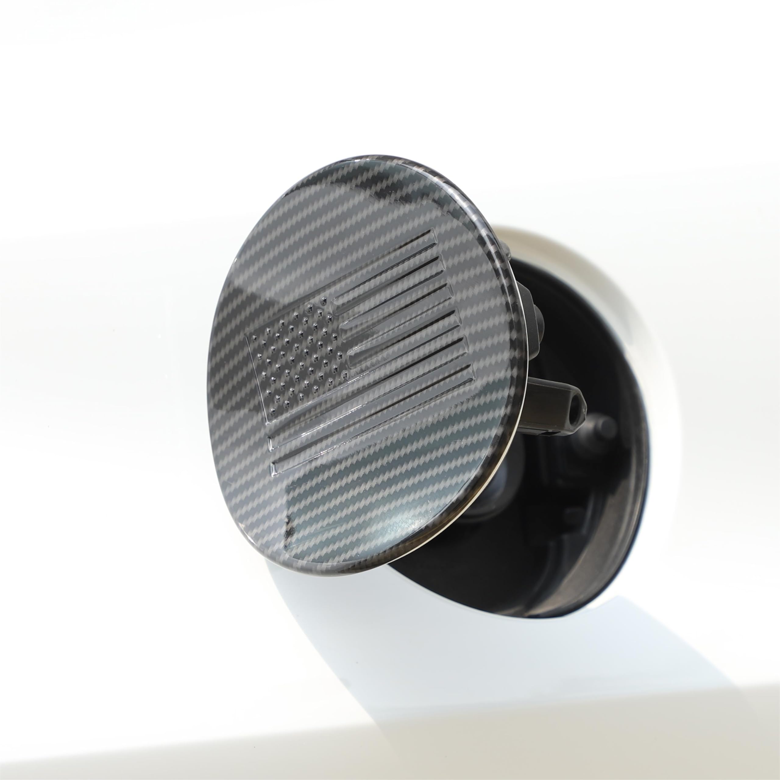 Amazon.com: Car Fuel Tank Cover Trim with USA Flag Oil Gas Cap For ...