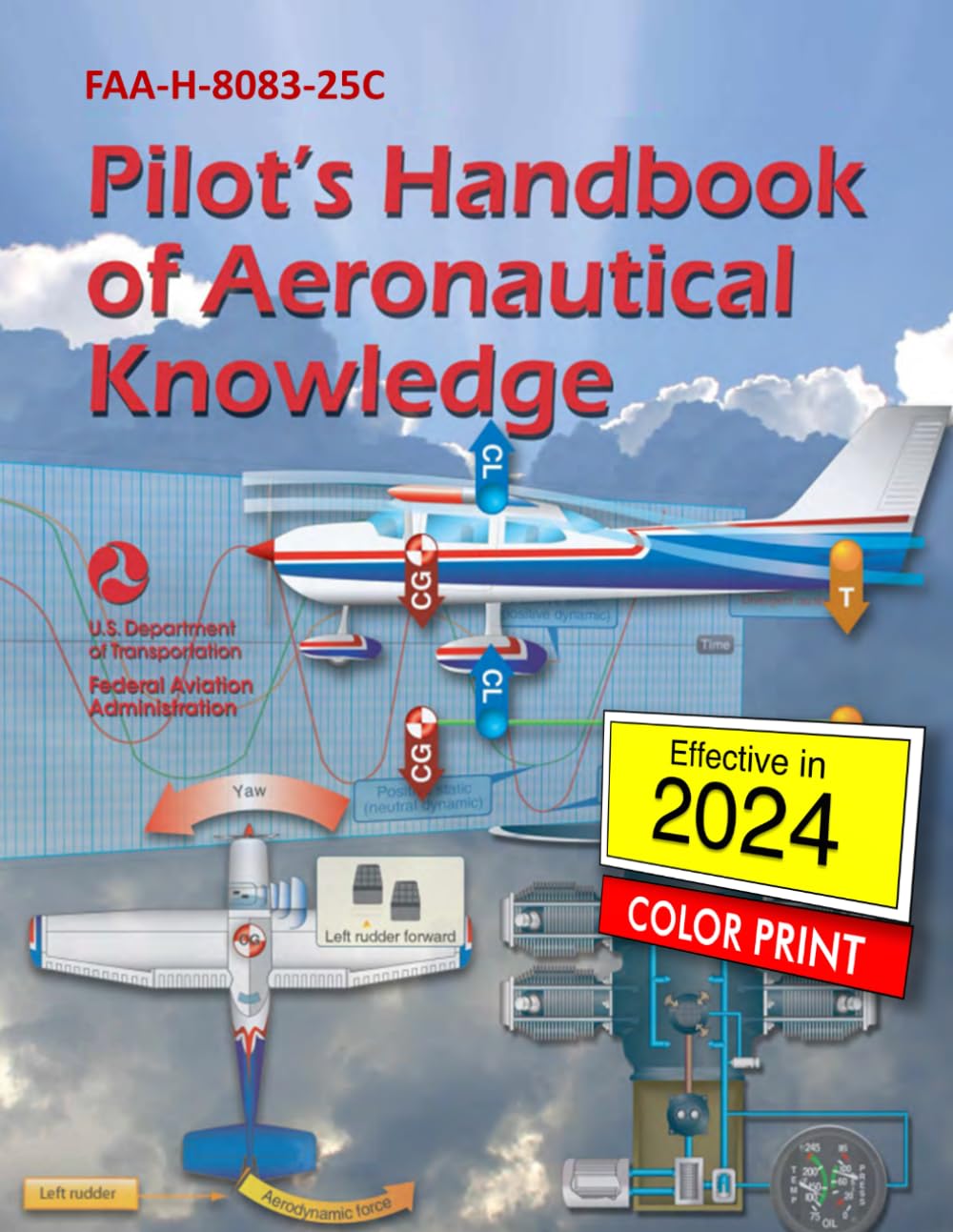 Pilot’s Handbook of Aeronautical Knowledge - FAA-H-8083-25C: (Color ...