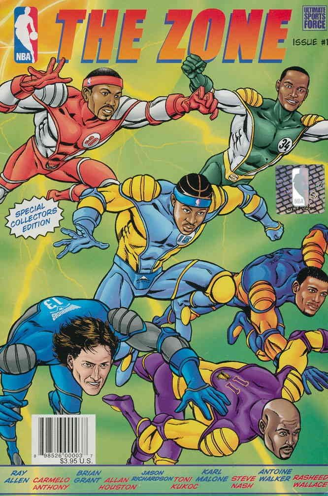 Amazon.com: Zone, The #1 VF/NM ; Ultimate Sports Force comic book | NBA ...