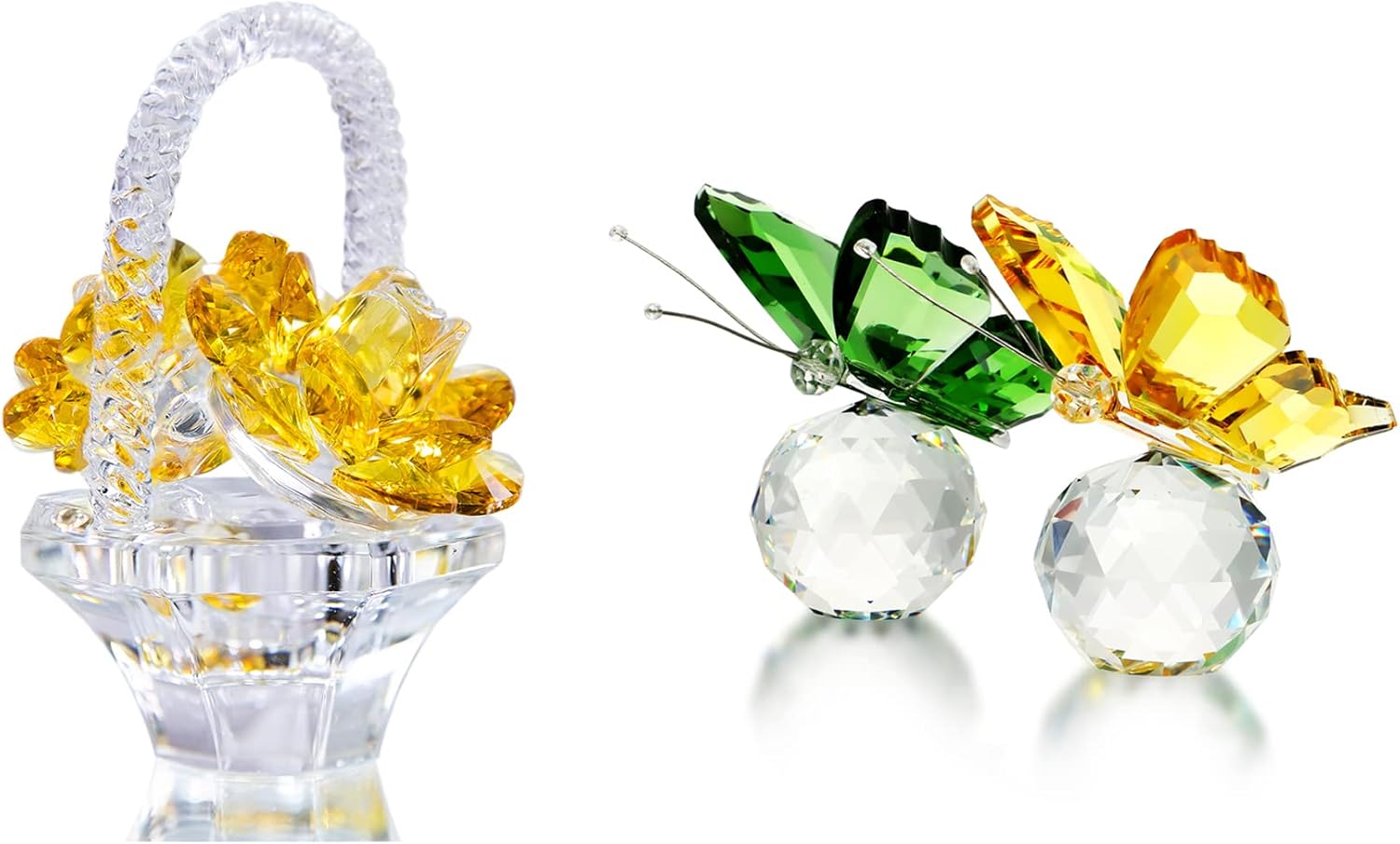Amazon.com: H&D HYALINE & DORA Handmade Crystal Figurine Collectible ...