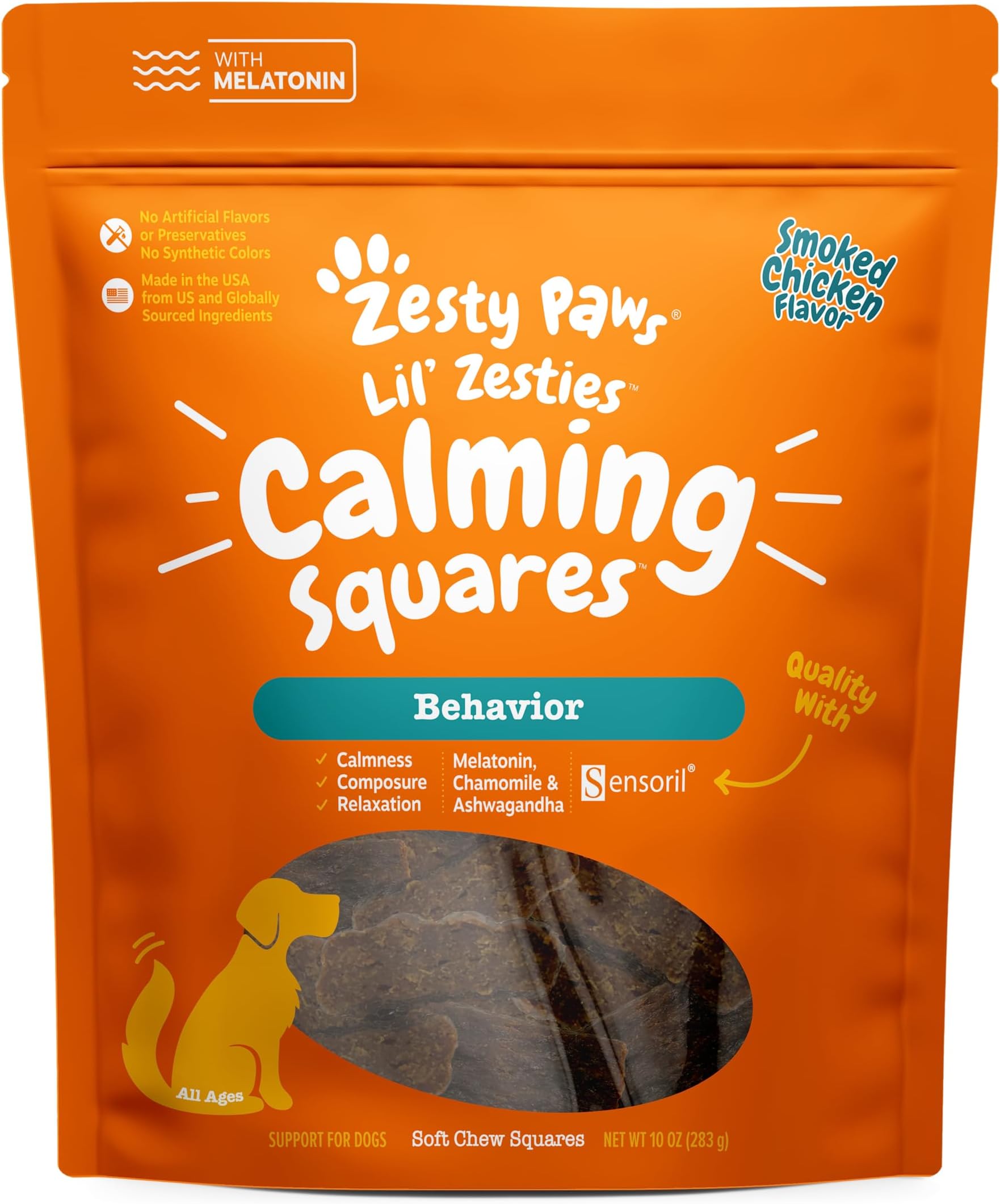 Amazon.com : Zesty Paws Calming Chews for Cats - Composure & Relaxation ...