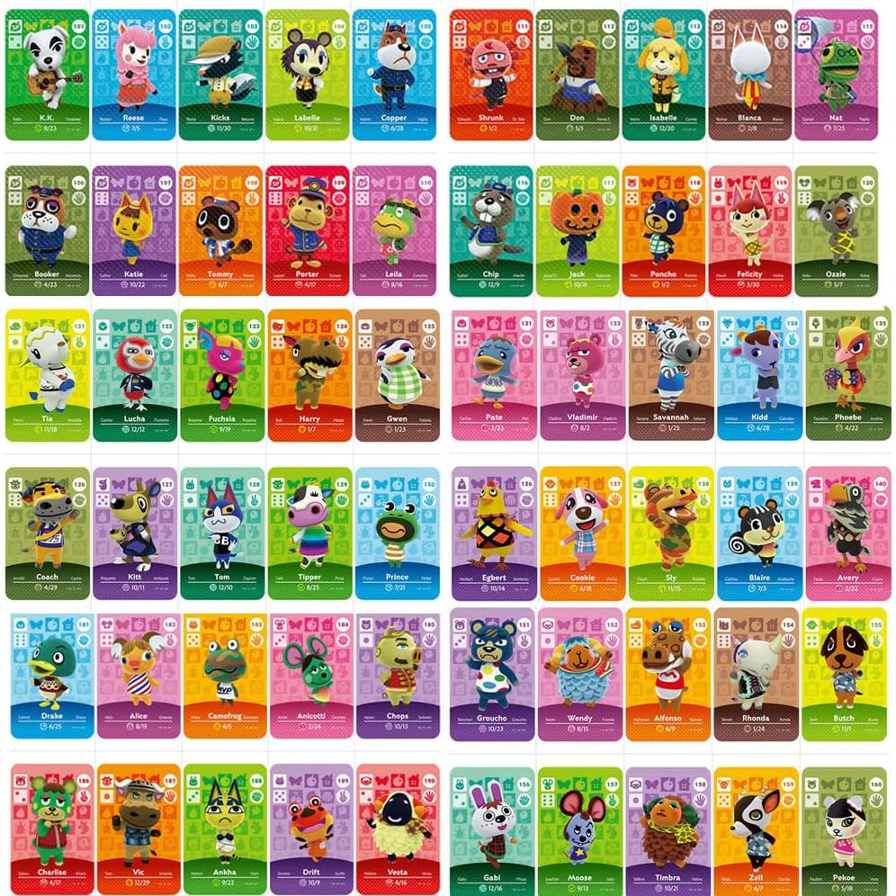 New Villager Animal Crossing NFC Tag Card Compatible with Switch/Switch ...