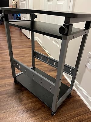 JENSMAR Adjustable 3 Tier Computer Tower Stand with Storage India | Ubuy