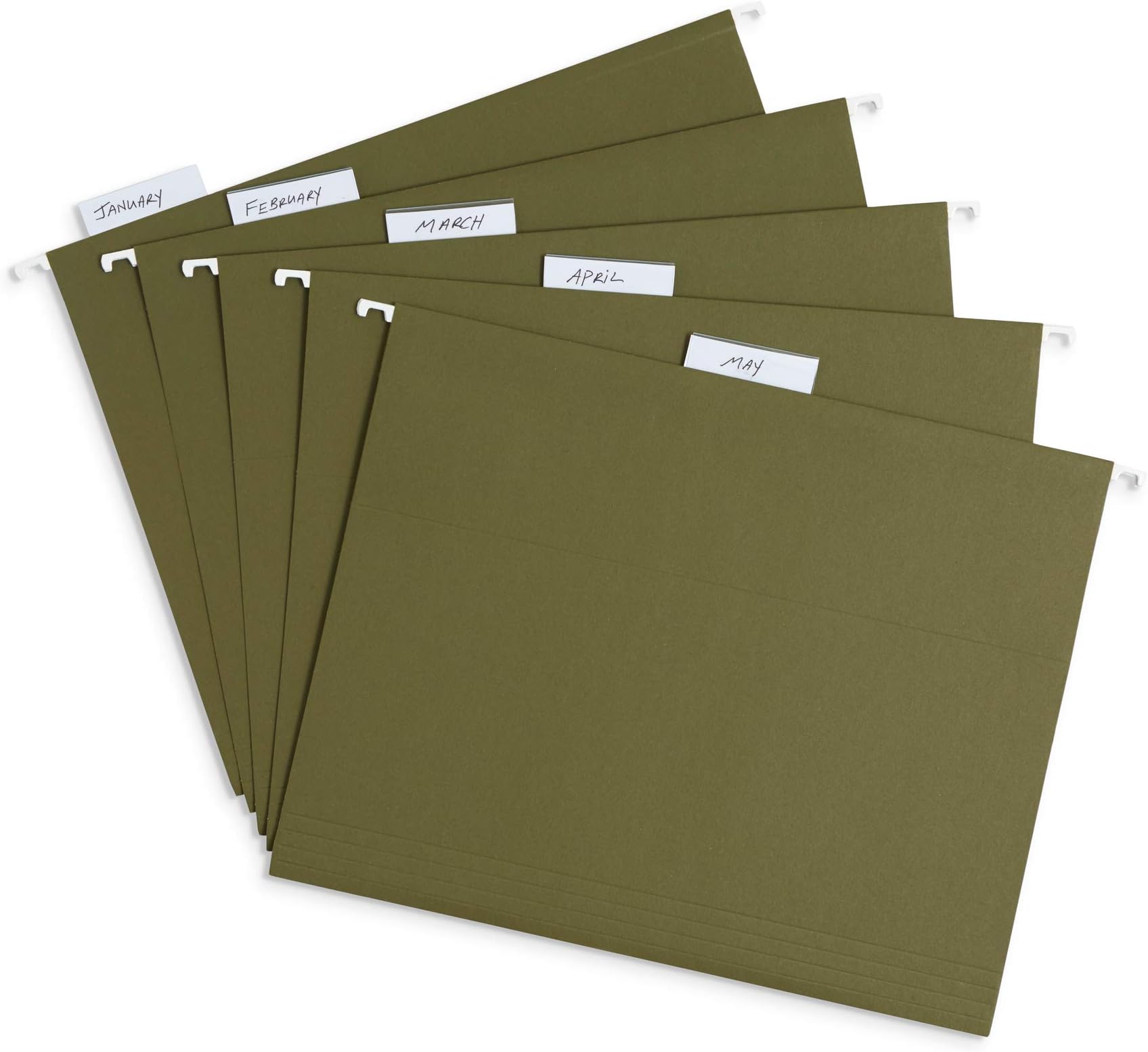Amazon.com : Pendaflex Essentials File Folders, Letter Size, 1/5 Cut ...