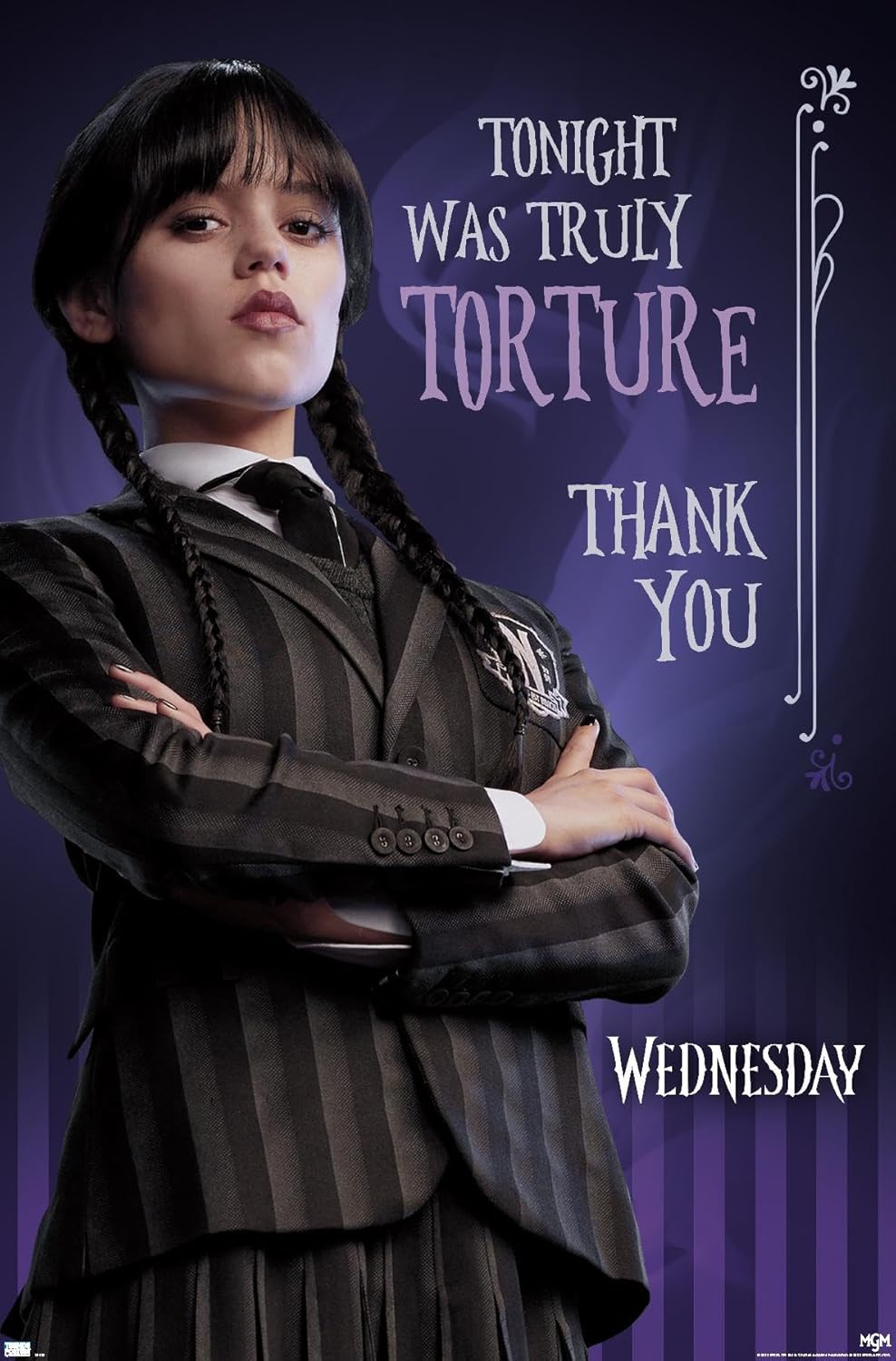 Amazon.com: Trends International Wednesday - Torture Wall Poster, 34L x ...