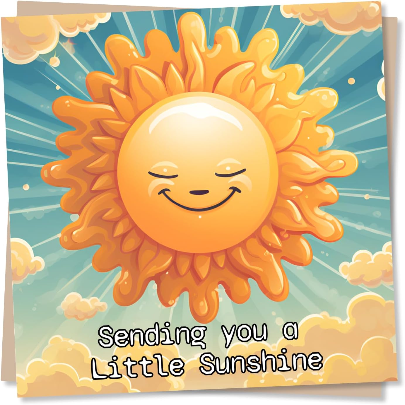 Get Well Soon Card - Sending You A Little Sunshine - Heartfelt ...