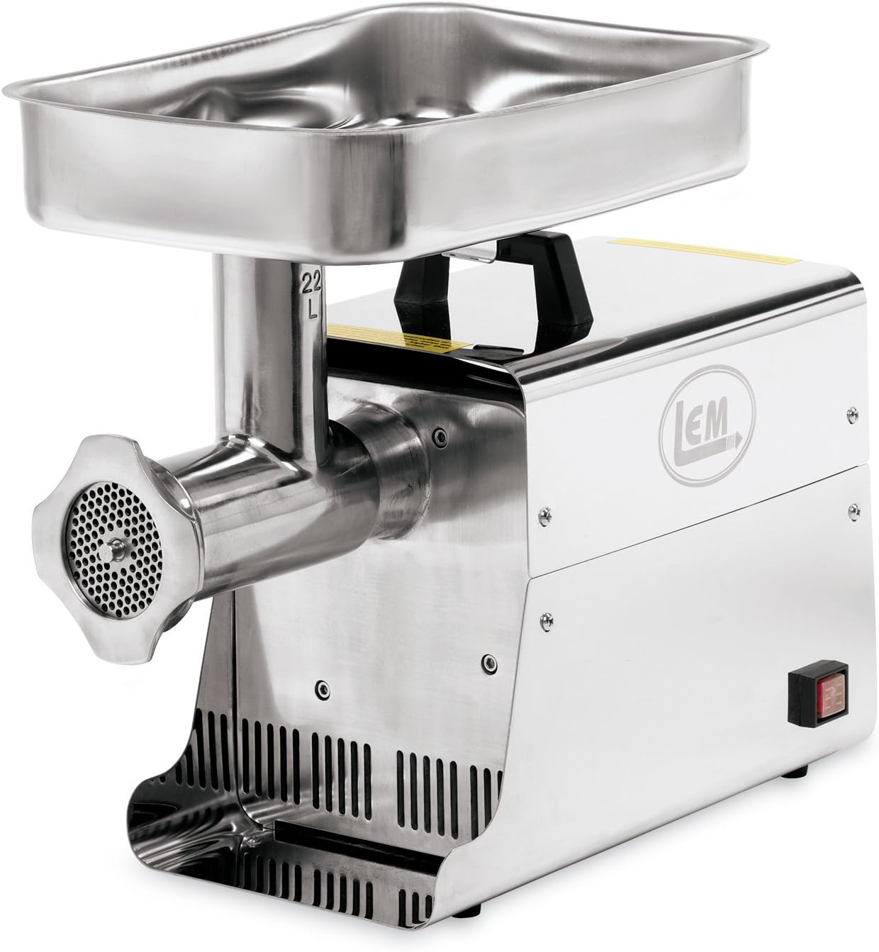 Amazon.com: LEM 22 Lb 1 HP Stainless Steel Electric Grinder : Home ...