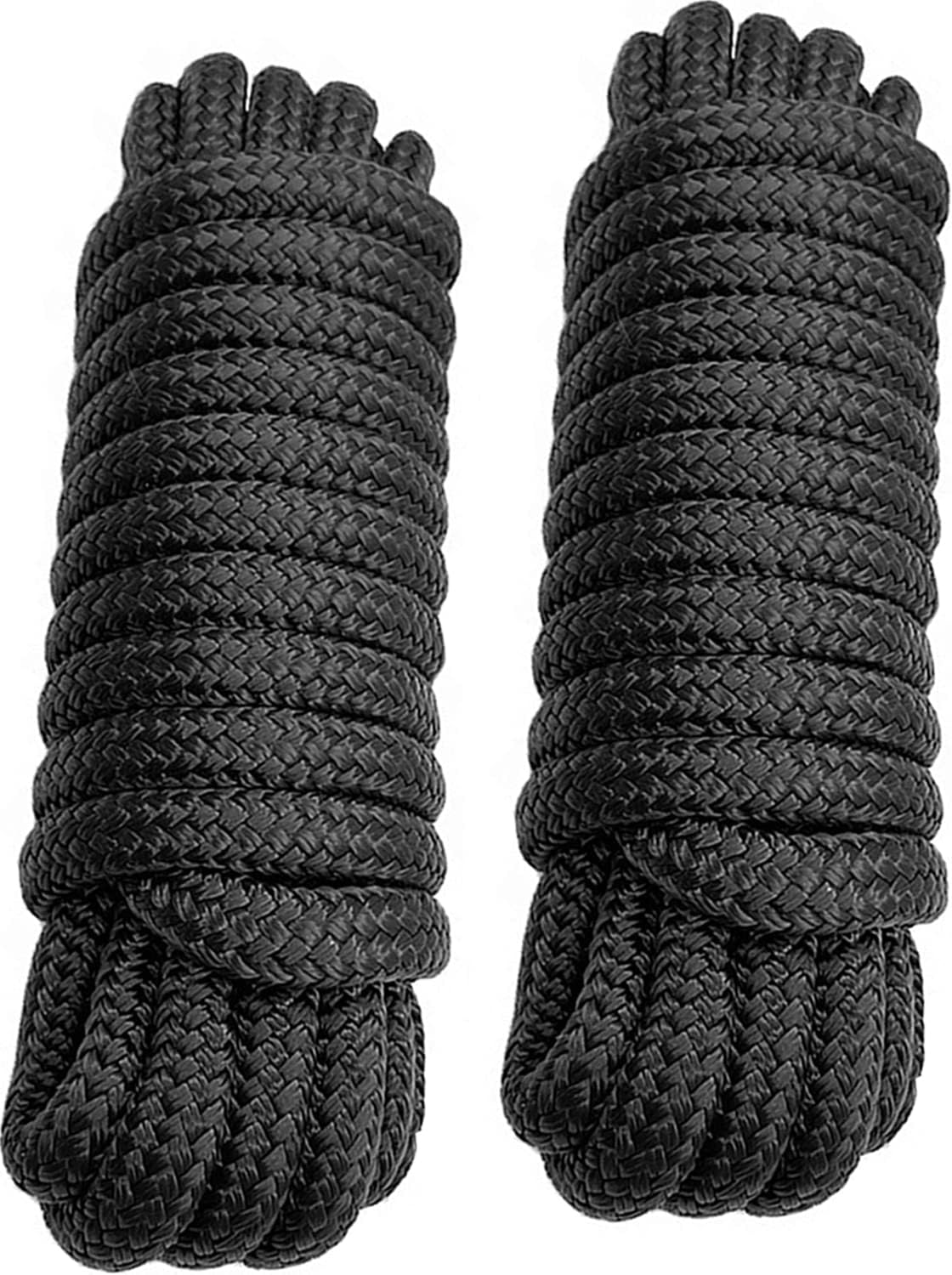 Amazon.com: J-FM TWNTHSD Dock Lines: 5/8" x 30' Double Braided Nylon ...