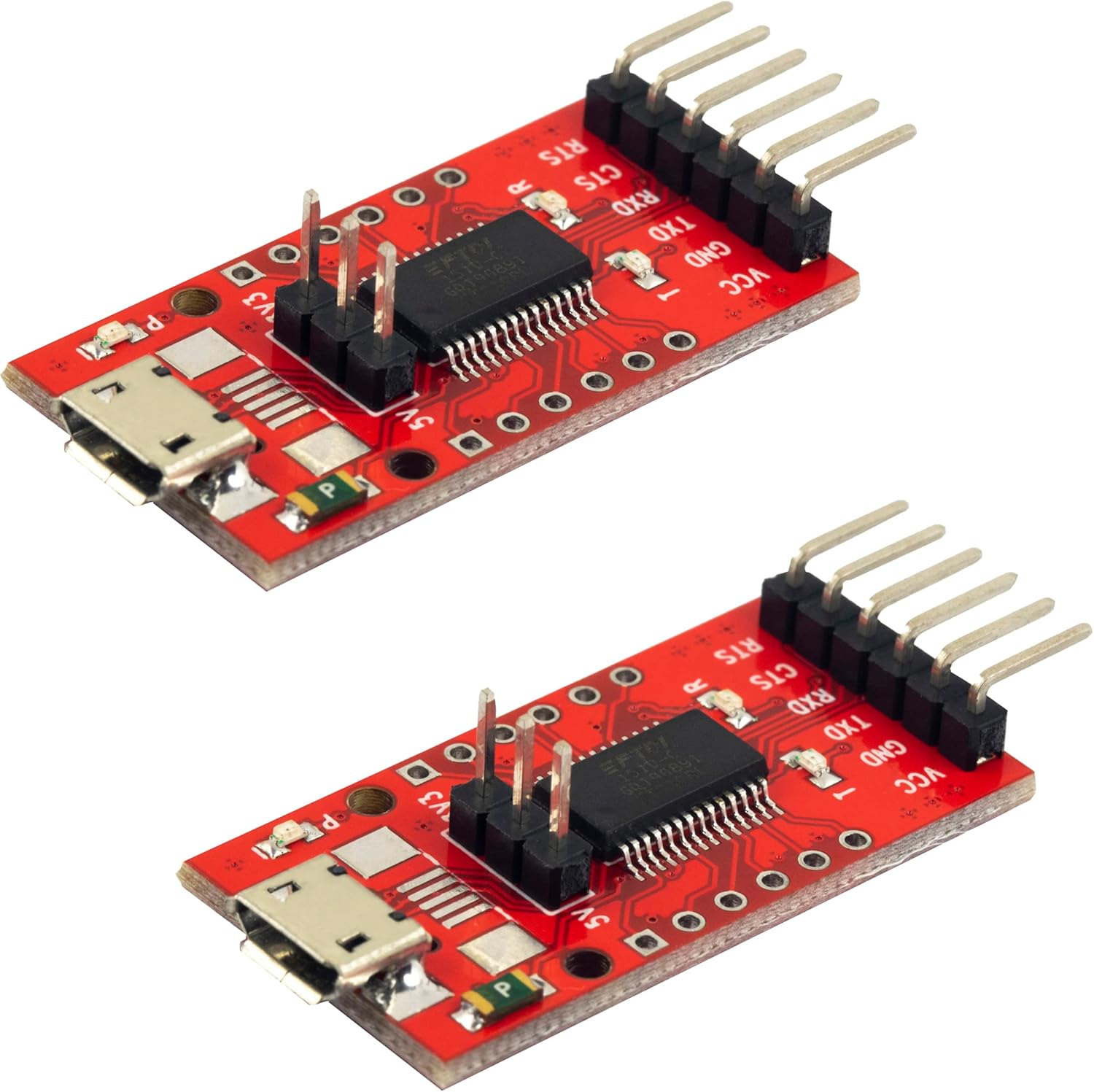 Amazon.com: whiteeeen 2pcs FT232RL Micro USB to TTL Serial Converter ...