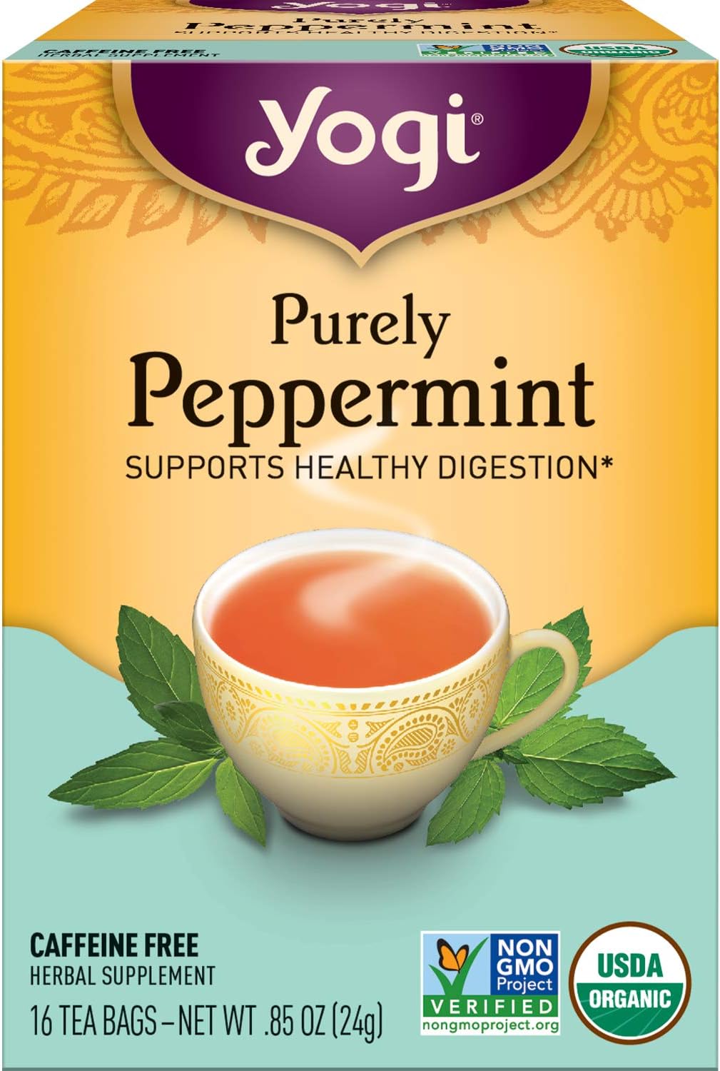 Amazon.com : Boston's Mint-In-Tea Two Cup Tea Bags - 50 CT : Grocery ...