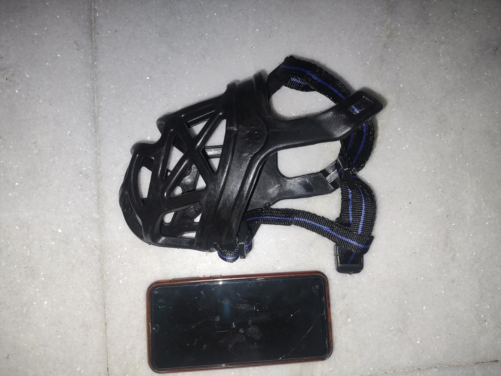 DRK Shopmart Rubber Muzzle Mouth Cover for Anti Biting Dog - Adjustable ...