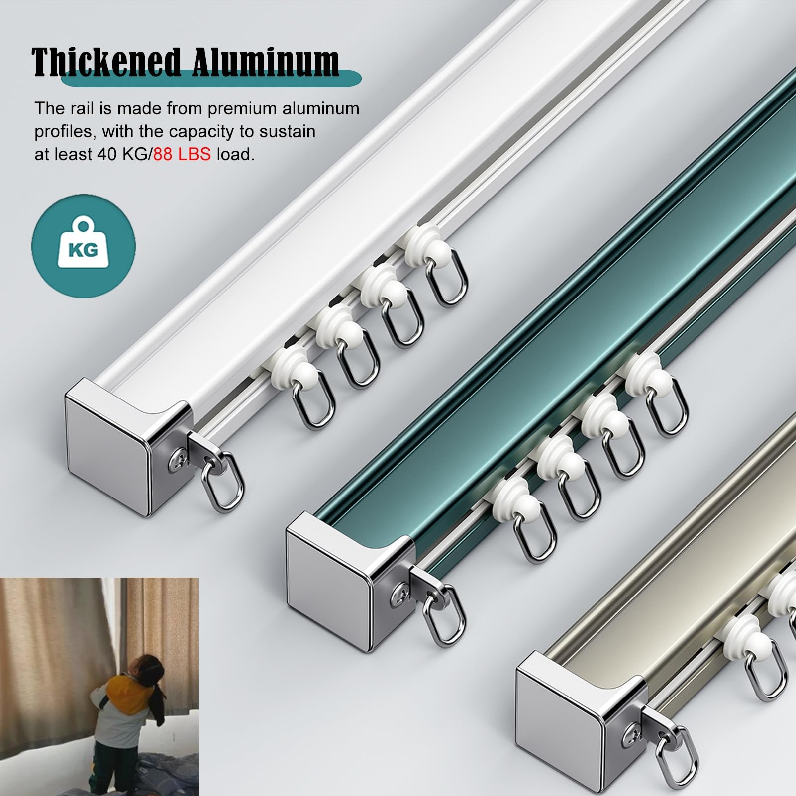 Commercial Curtain Track Rollers