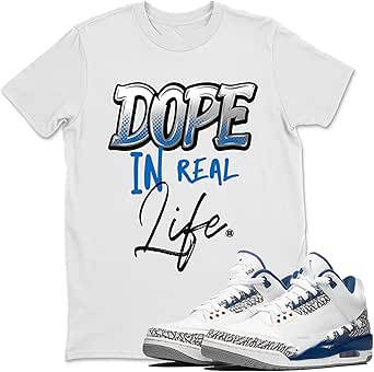 Amazon.com: Dope in Real Life Matching to J.o.r.d.a.n 3 Wizards Shirt ...