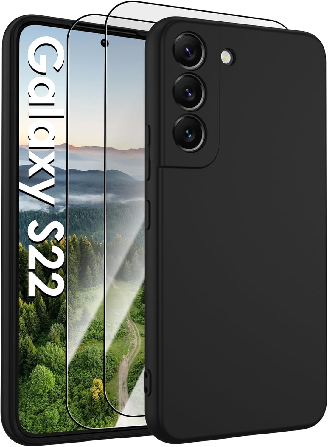 Amazon.com: for Samsung Galaxy S22 5G Case,Liquid Silicone Upgrade ...
