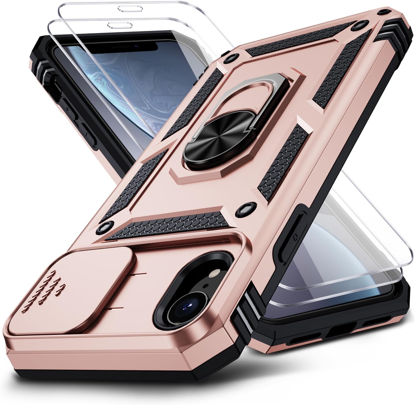 Amazon.com: Muntinfe for iPhone XR Case, iPhone XR Phone Case with 2X ...